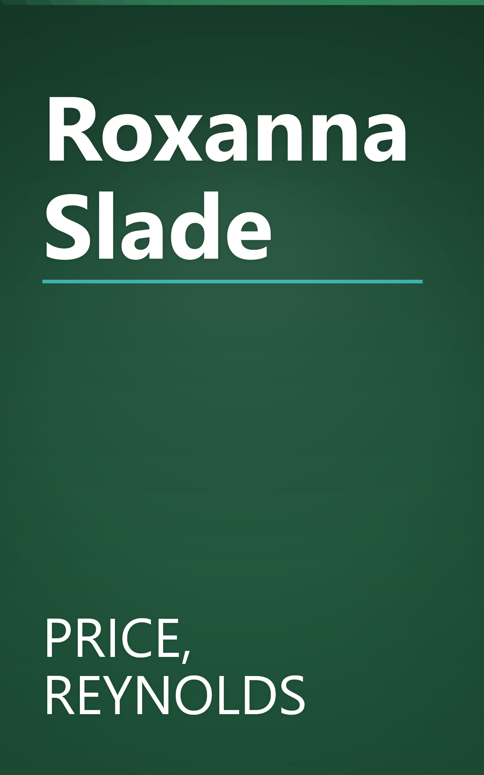 Roxanna Slade book cover