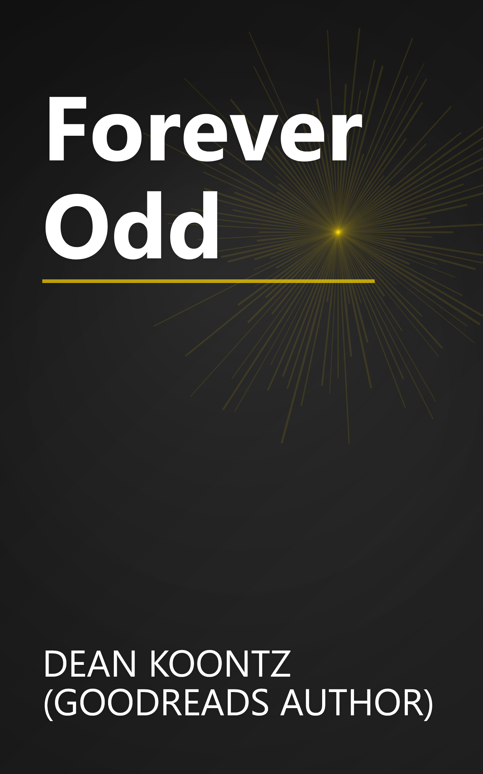 Forever Odd book cover