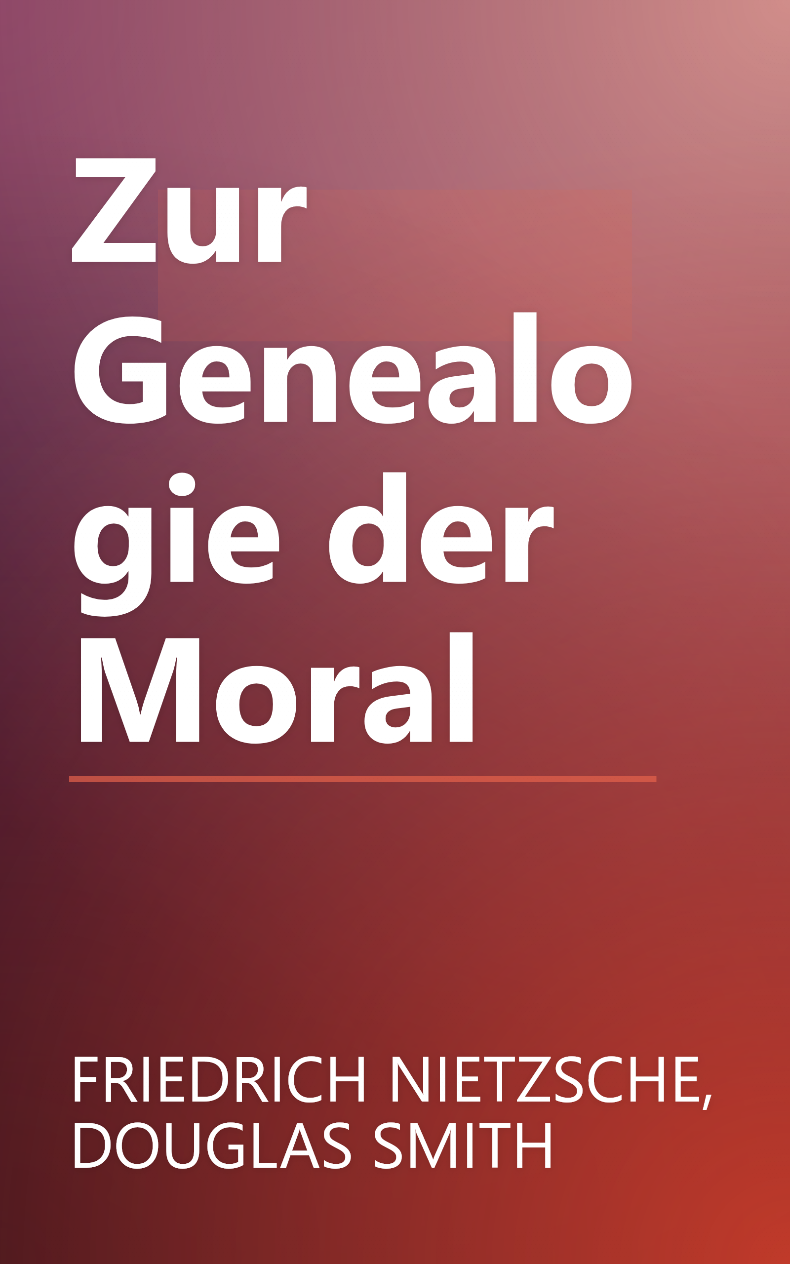 Zur Genealogie der Moral book cover