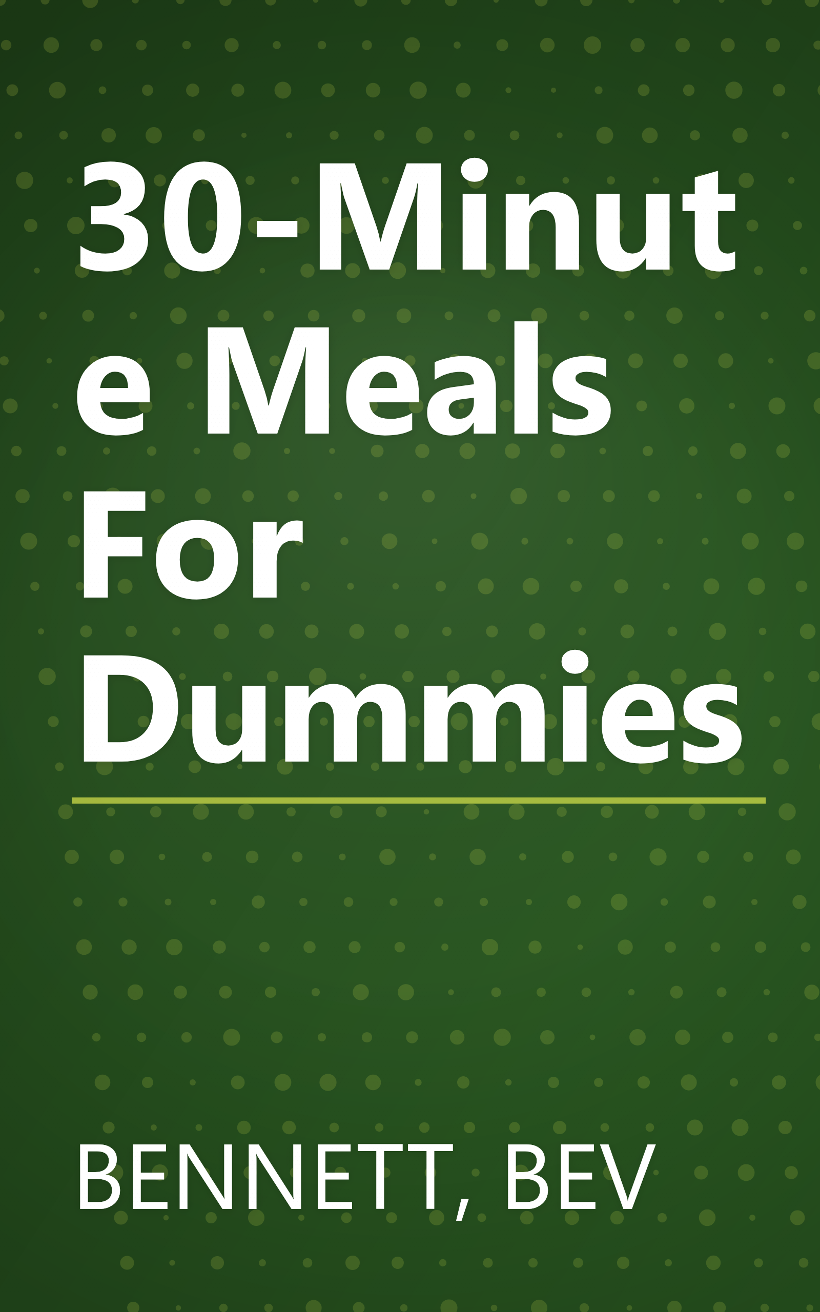 30-Minute Meals For Dummies book cover