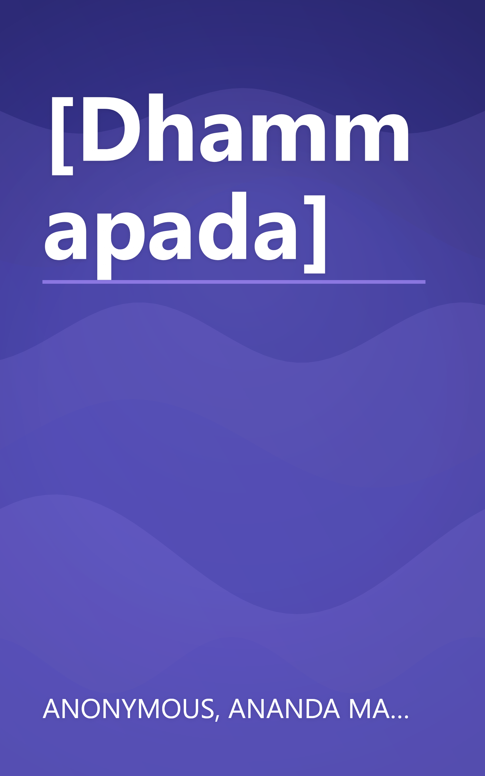 [Dhammapada] book cover