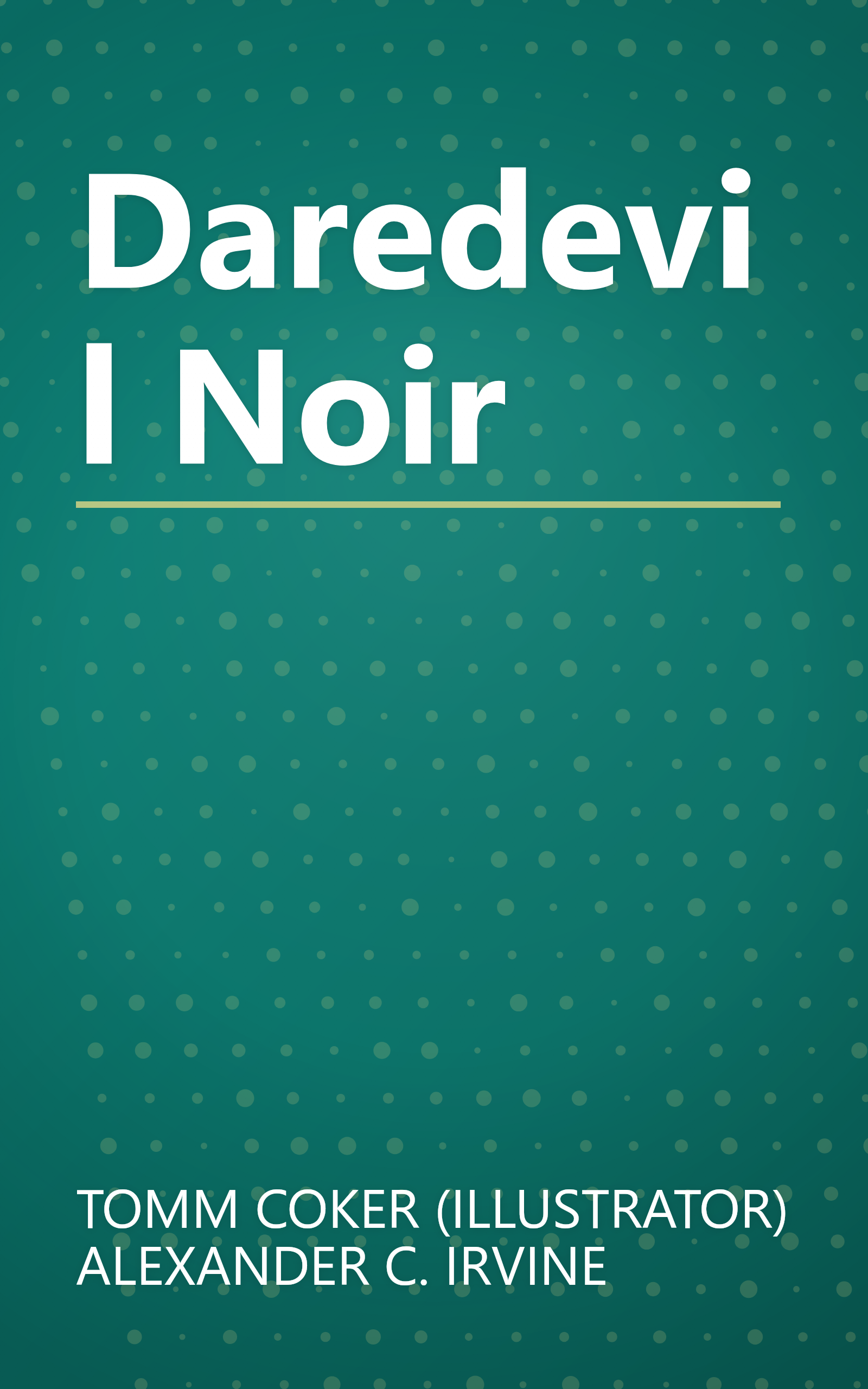 Daredevil Noir book cover