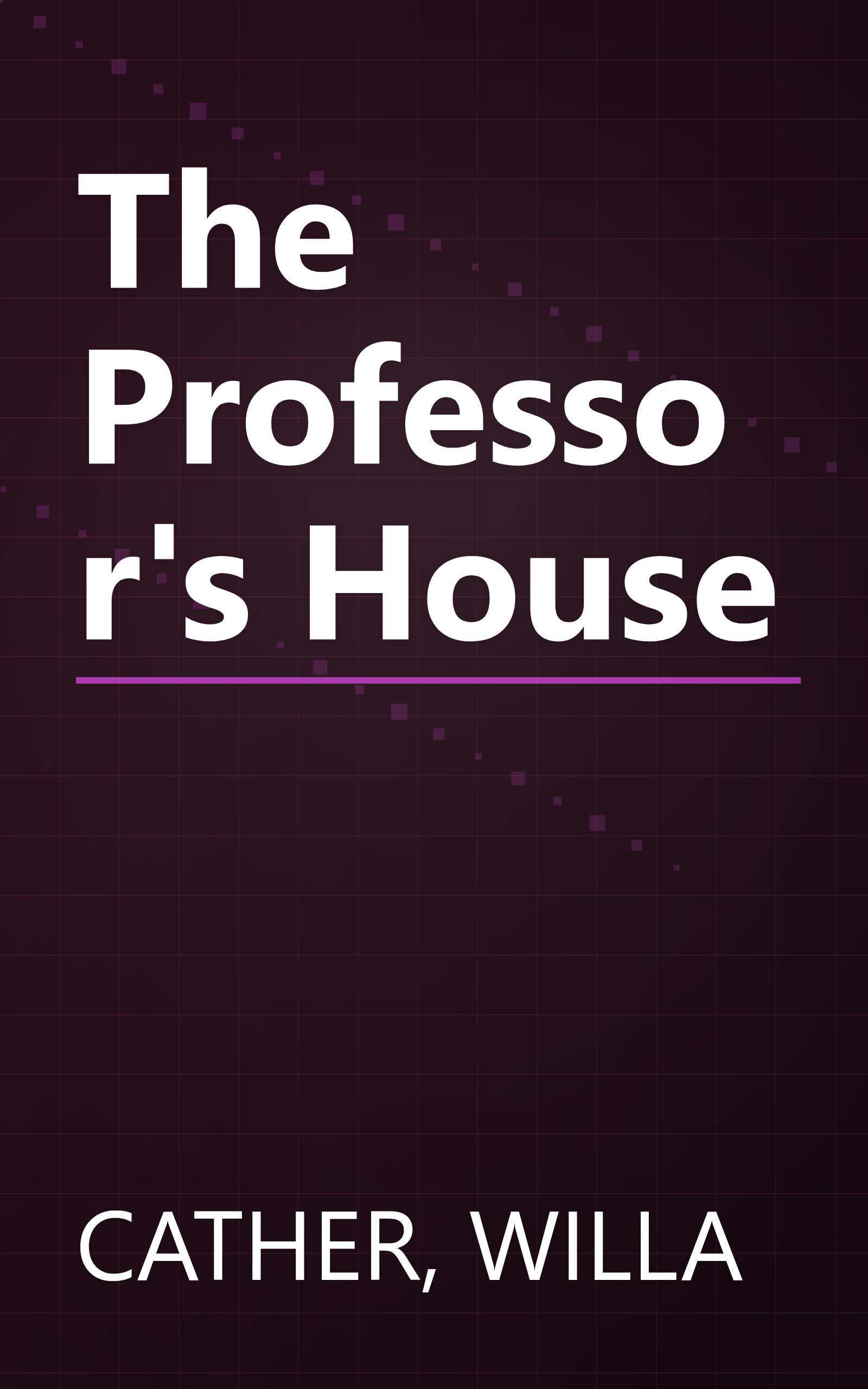 The Professor's House book cover