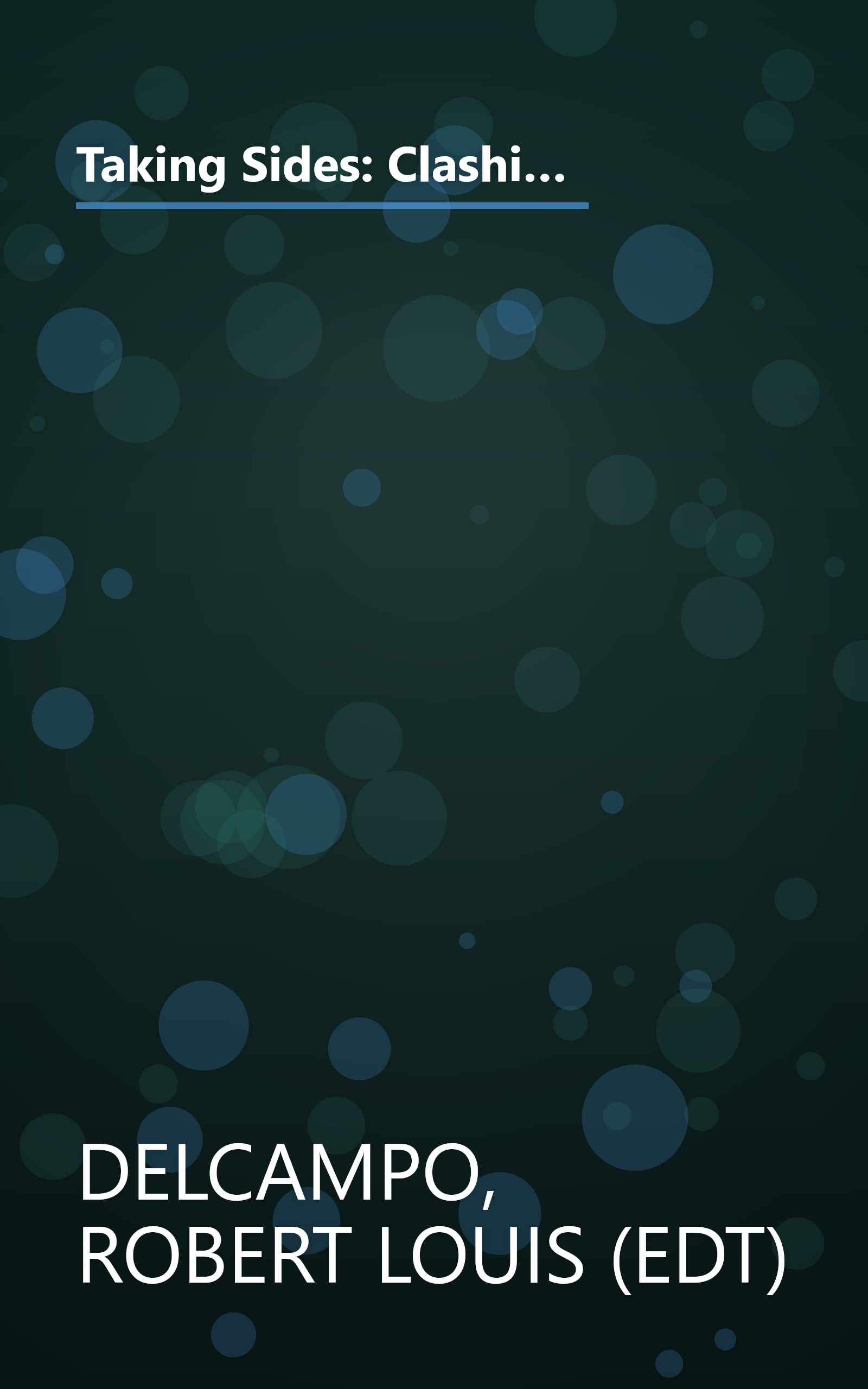 Taking Sides: Clashing Views on Controversial Issues in Childhood and Society (Taking Sides : Clashing Views on Controversial Issues in Childhood and Society, 2nd ed) book cover