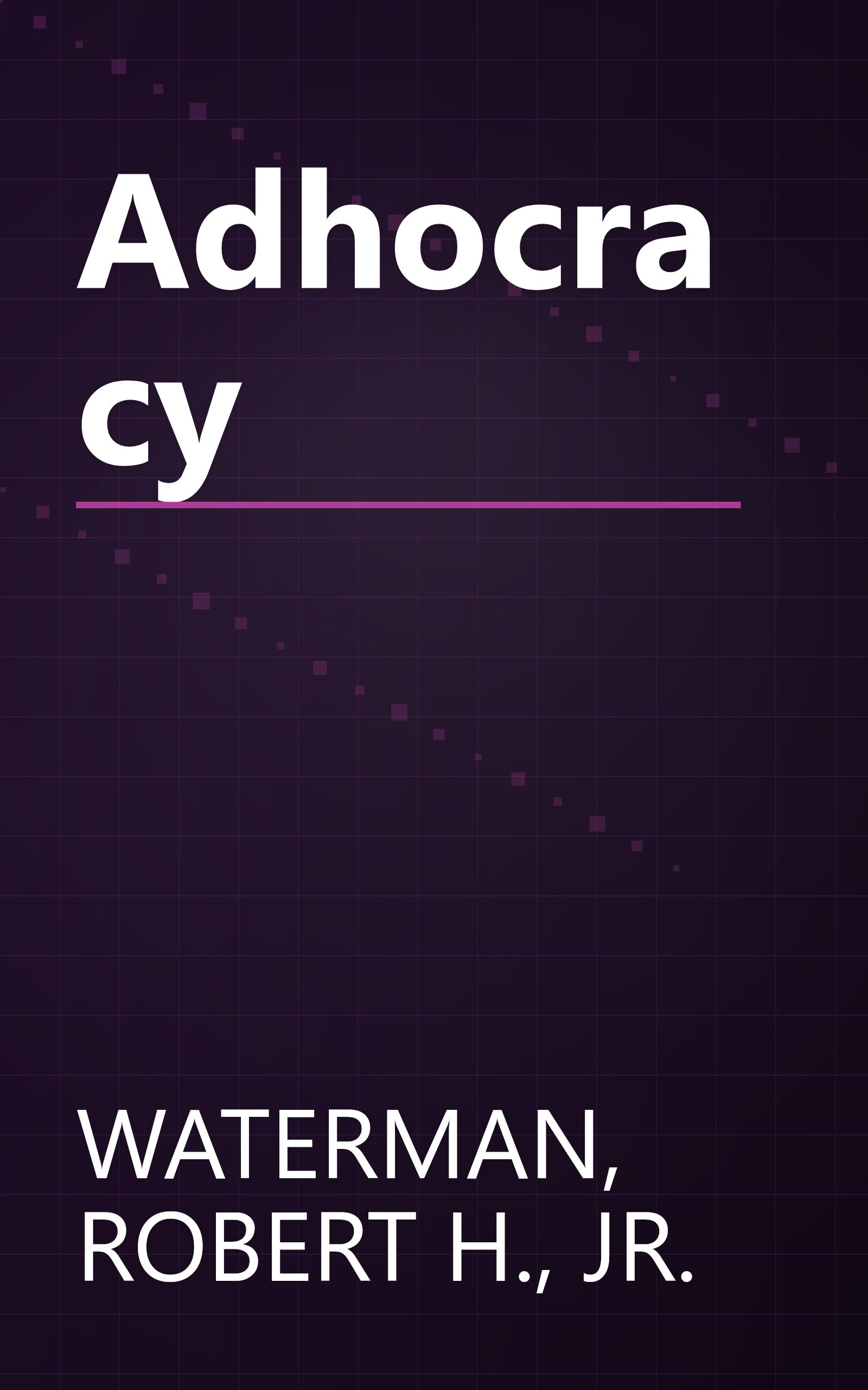 Adhocracy book cover