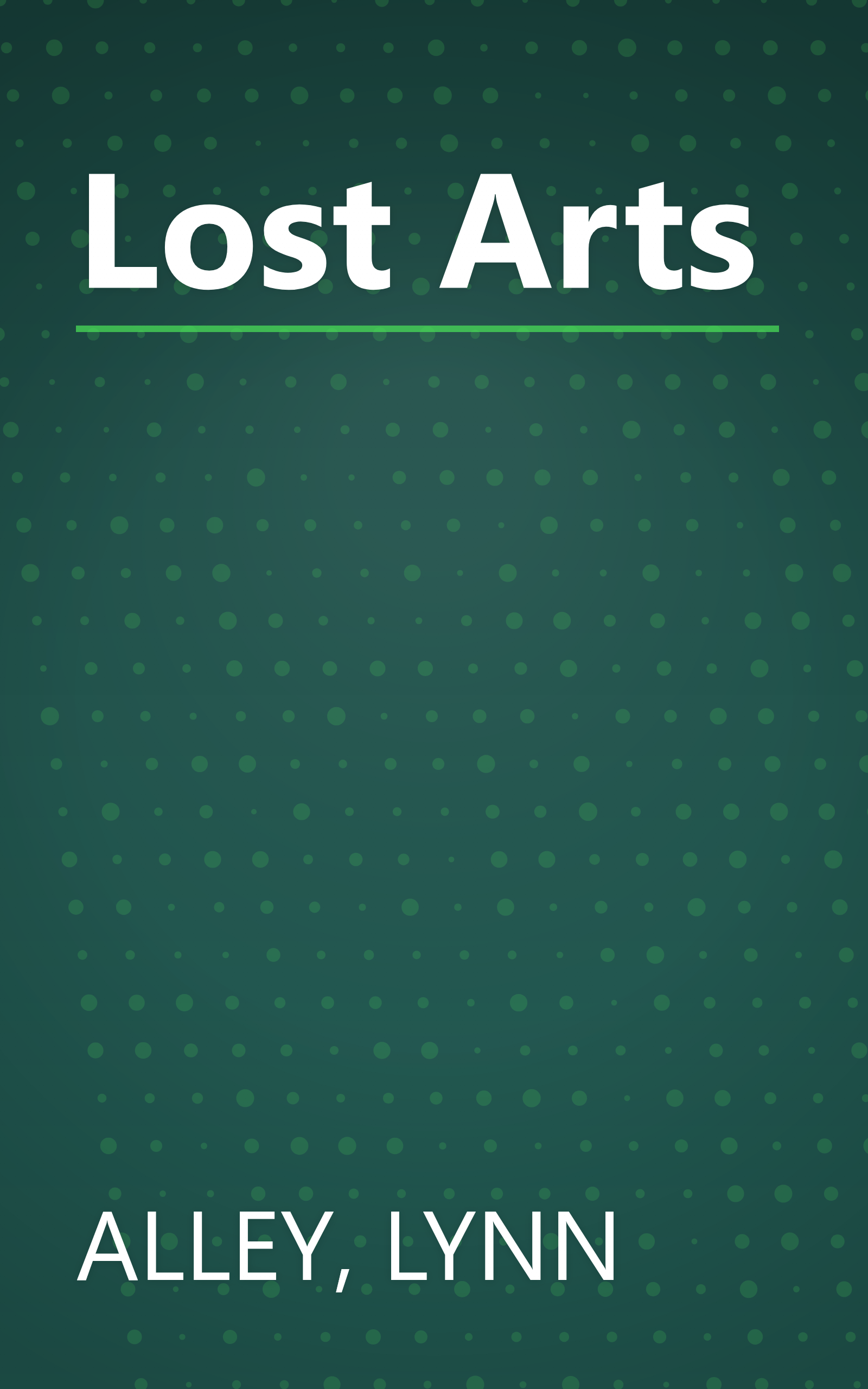 Lost Arts book cover