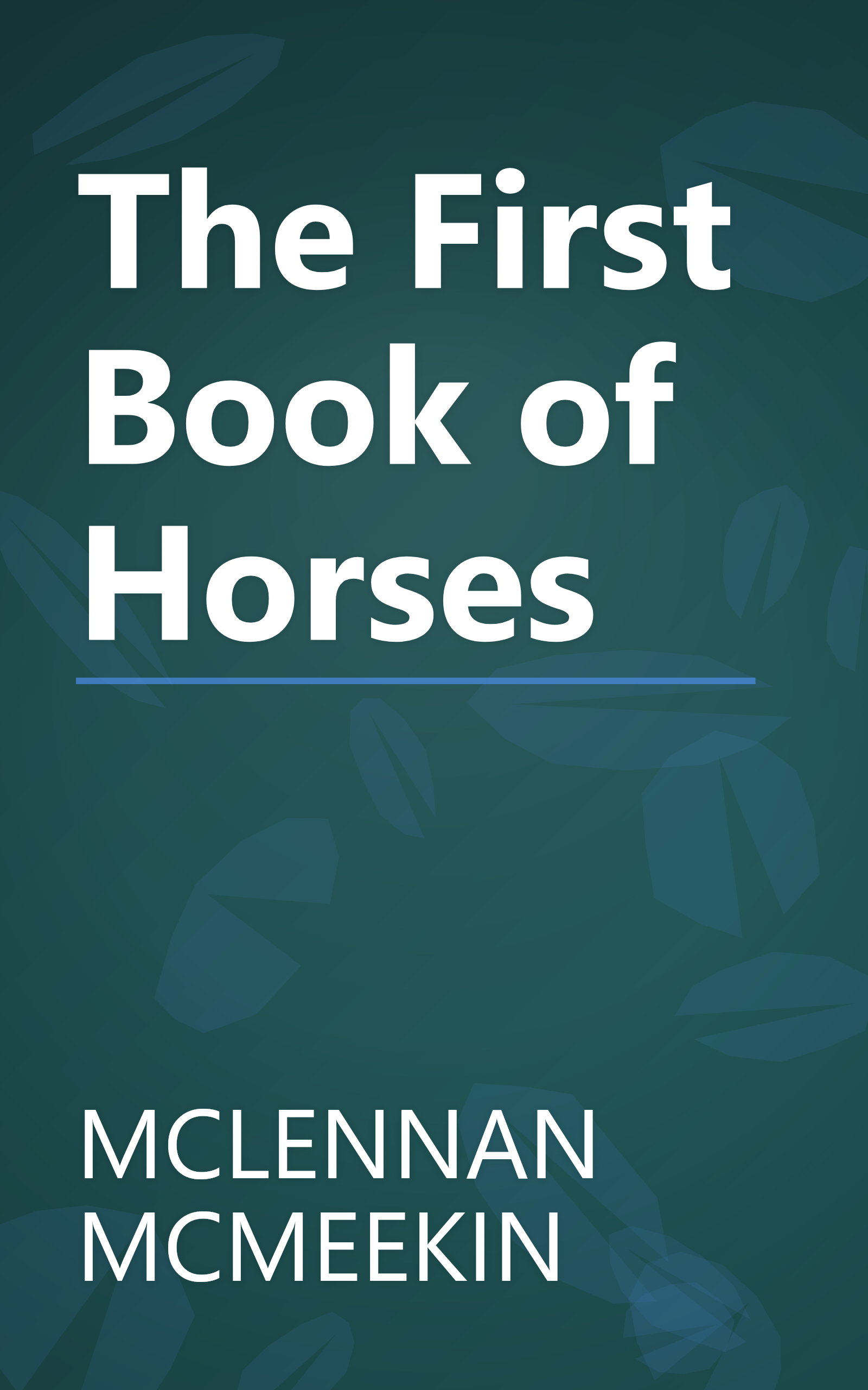 The First Book of Horses book cover