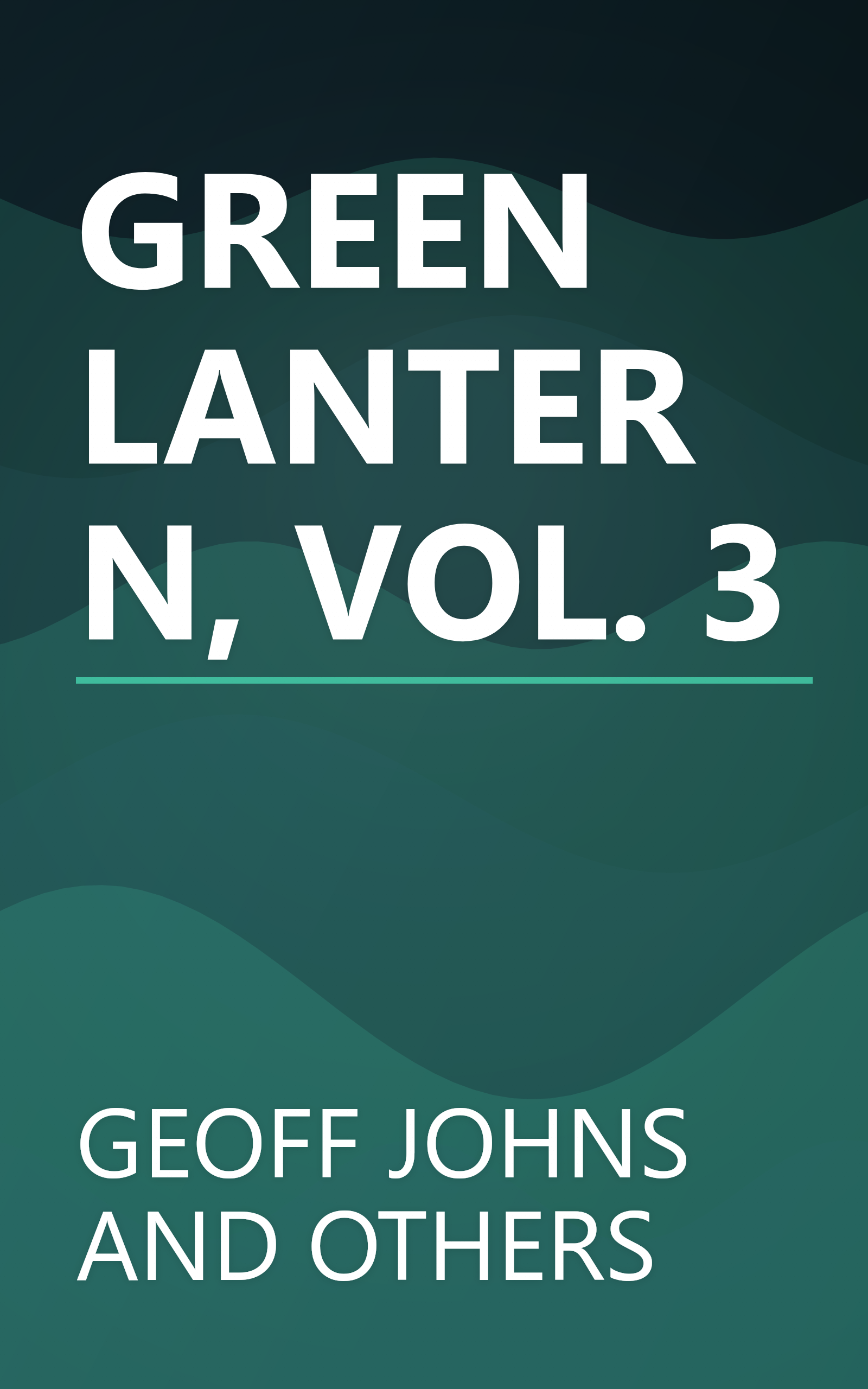 GREEN LANTERN, VOL. 3 book cover