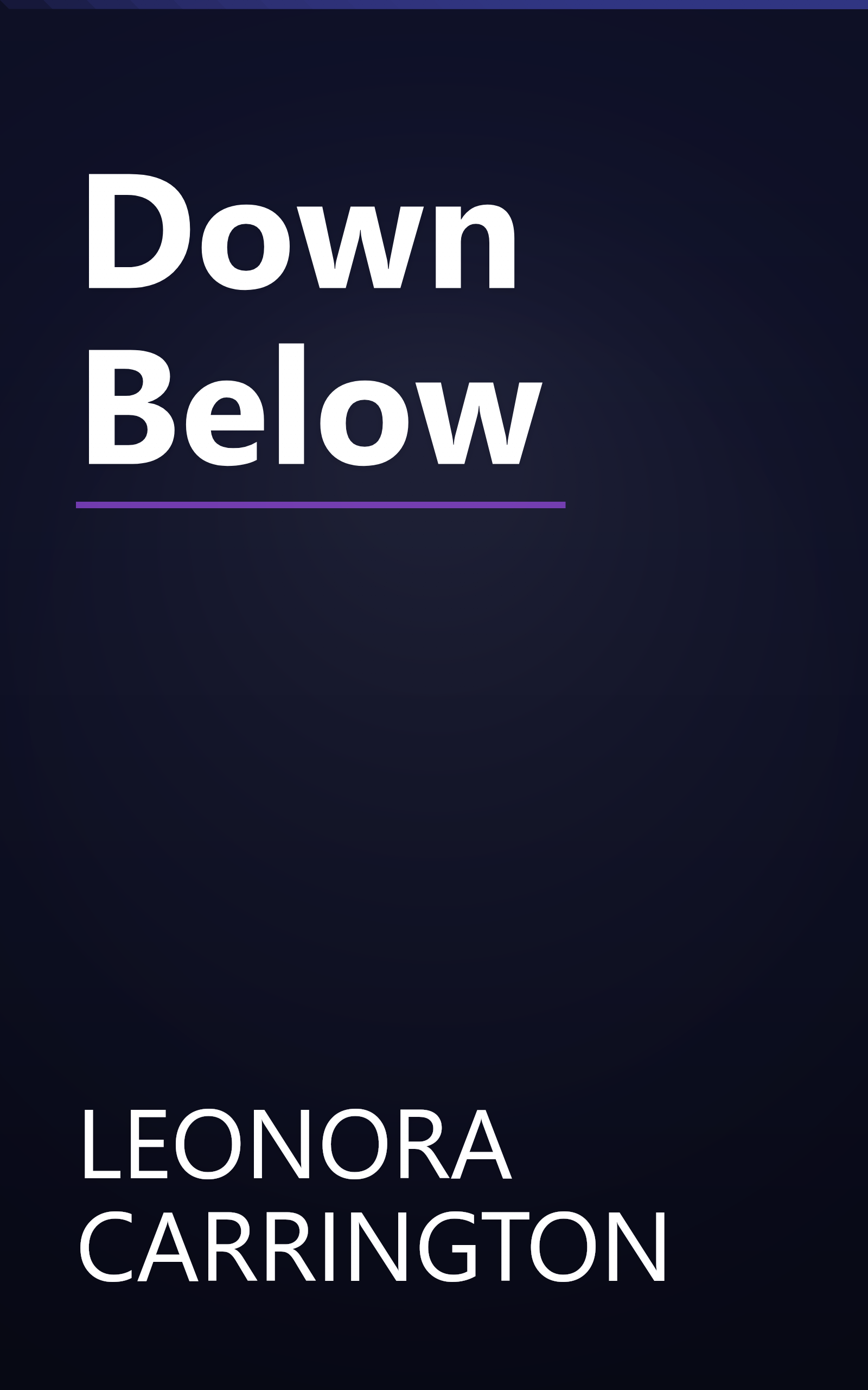 Down Below book cover