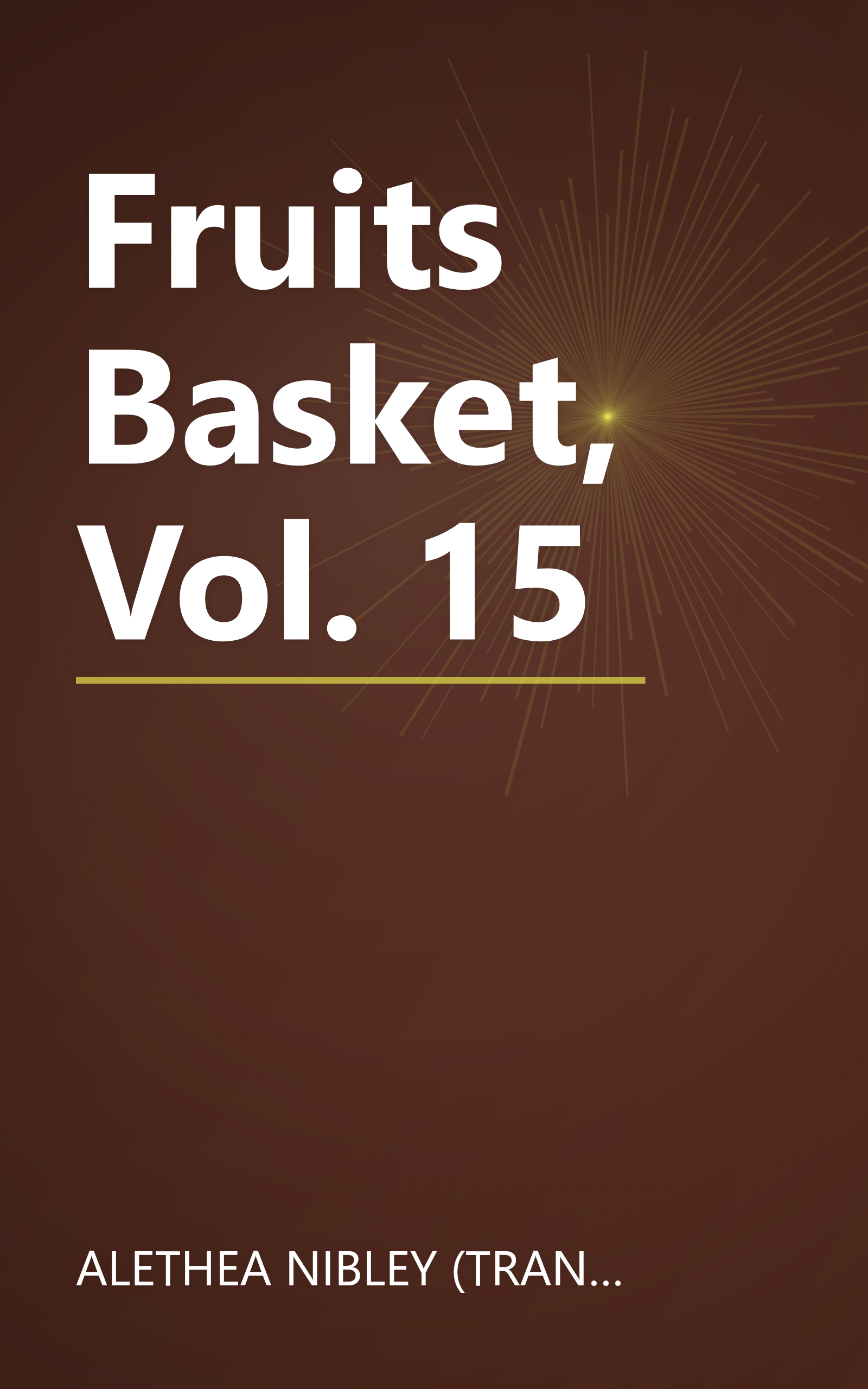 Fruits Basket, Vol. 15 book cover