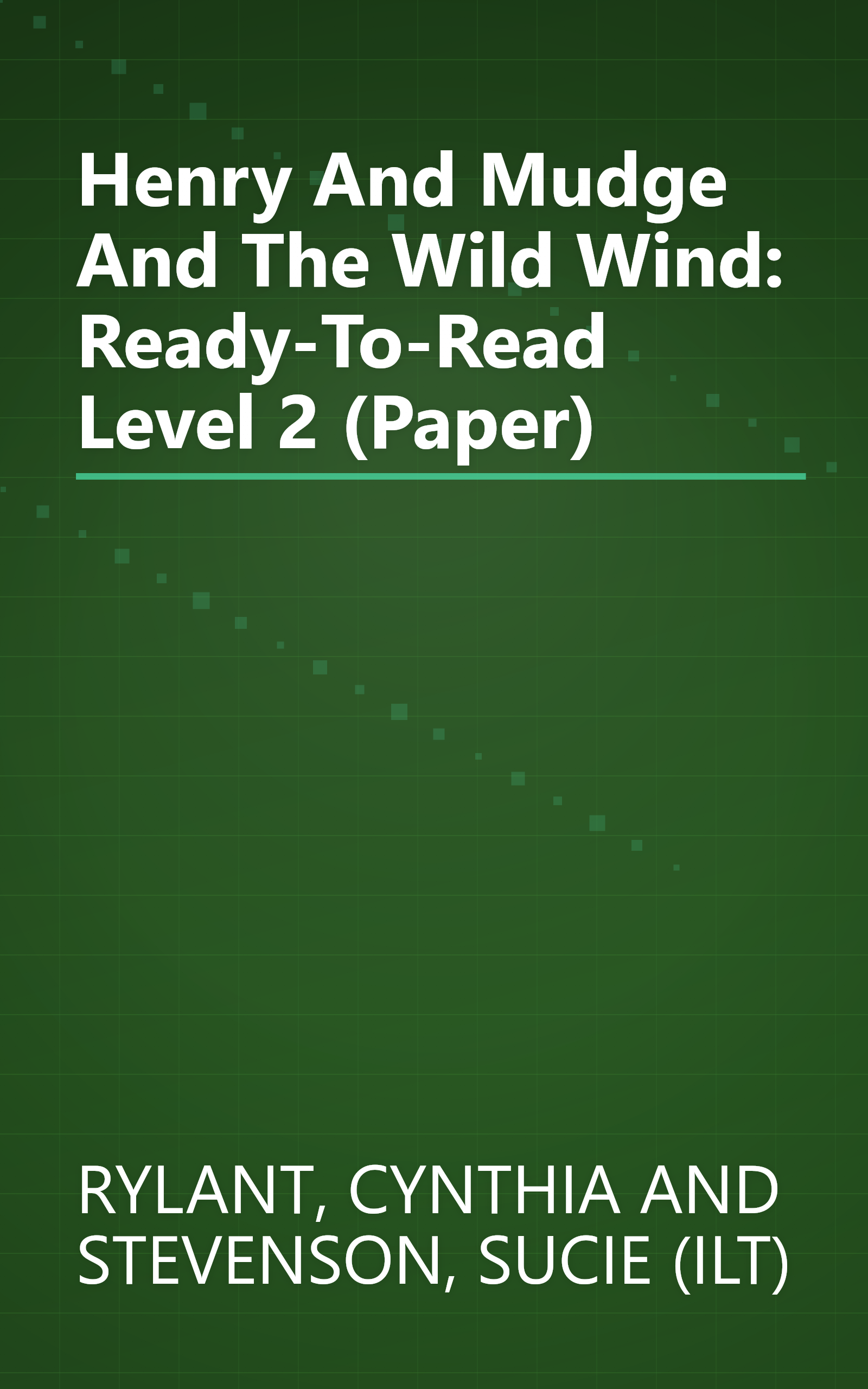 Henry And Mudge And The Wild Wind: Ready-To-Read Level 2  (Paper) book cover