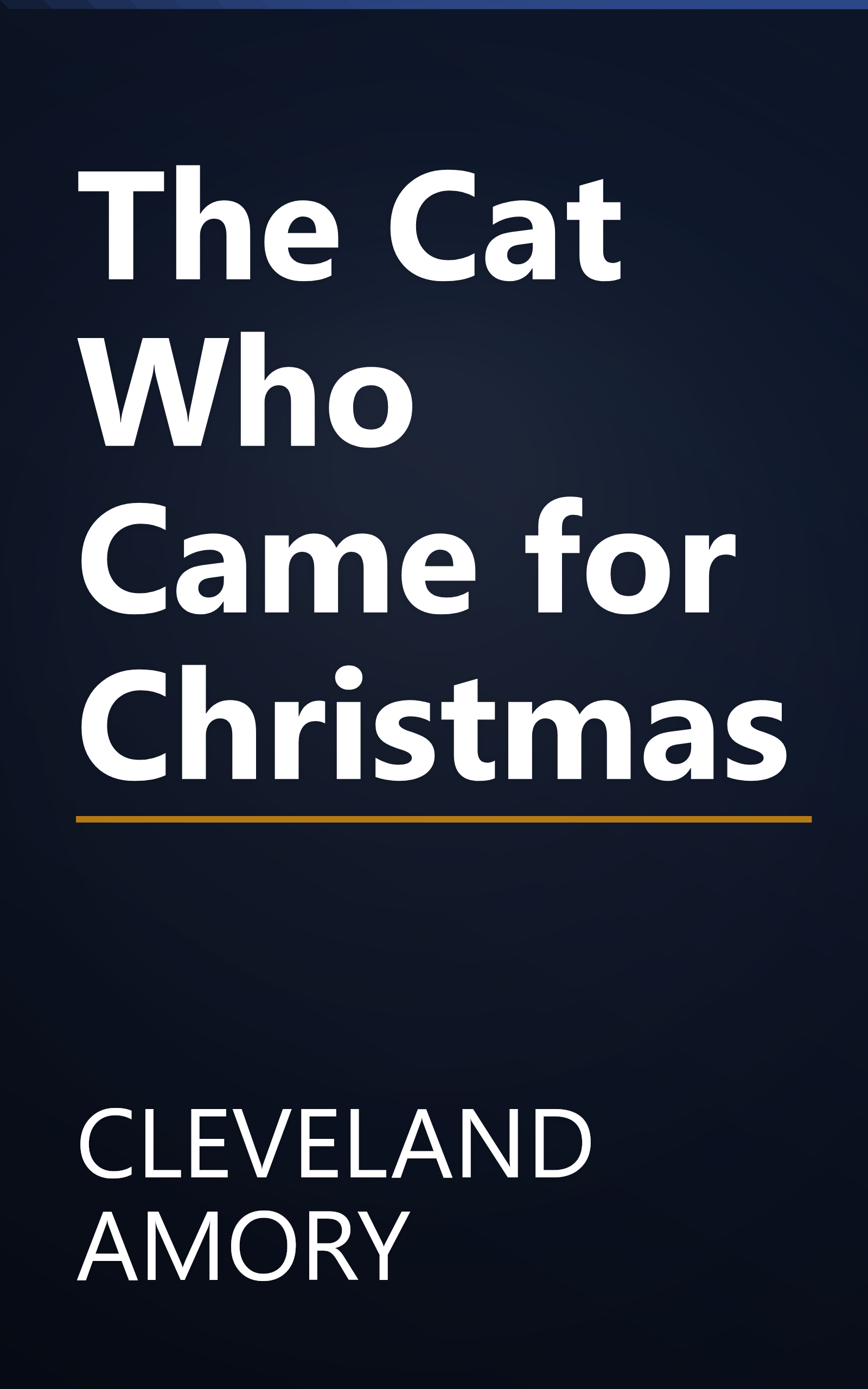The Cat Who Came for Christmas book cover