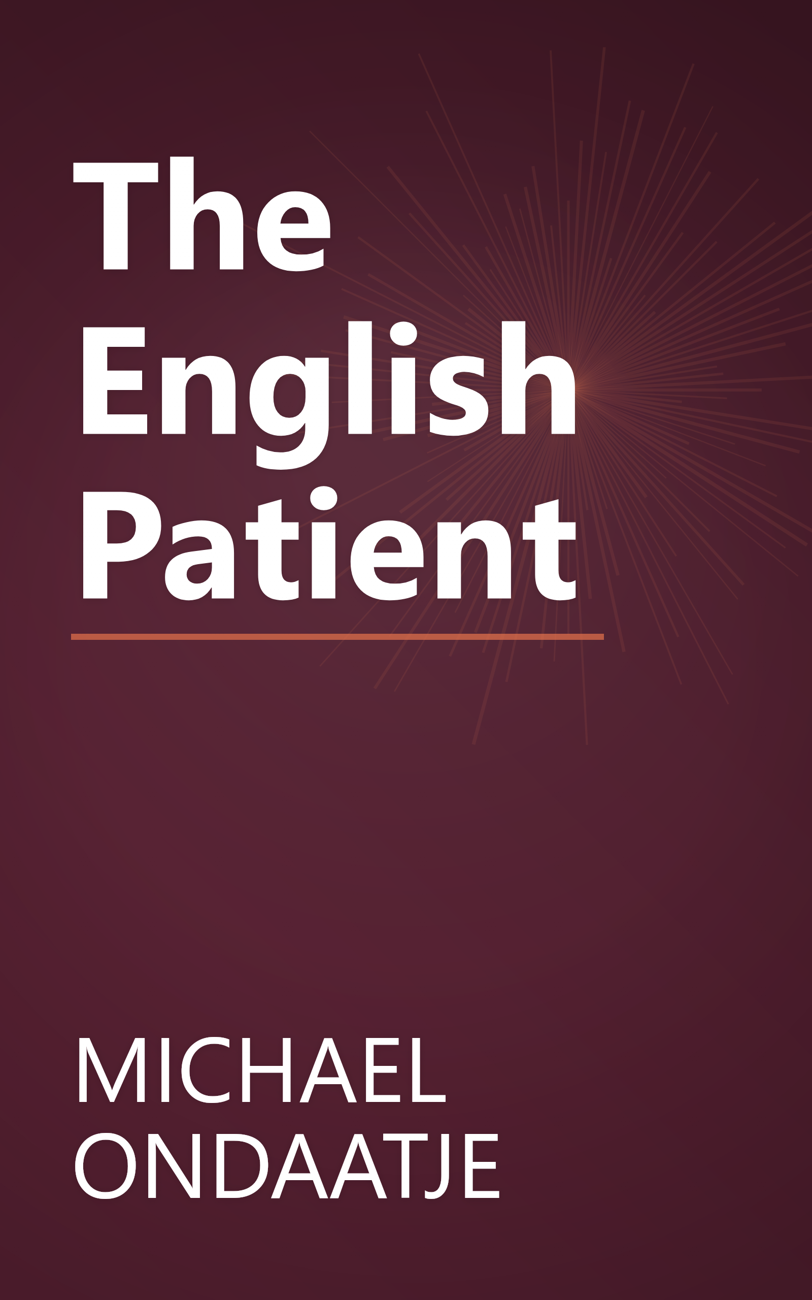 The English Patient book cover