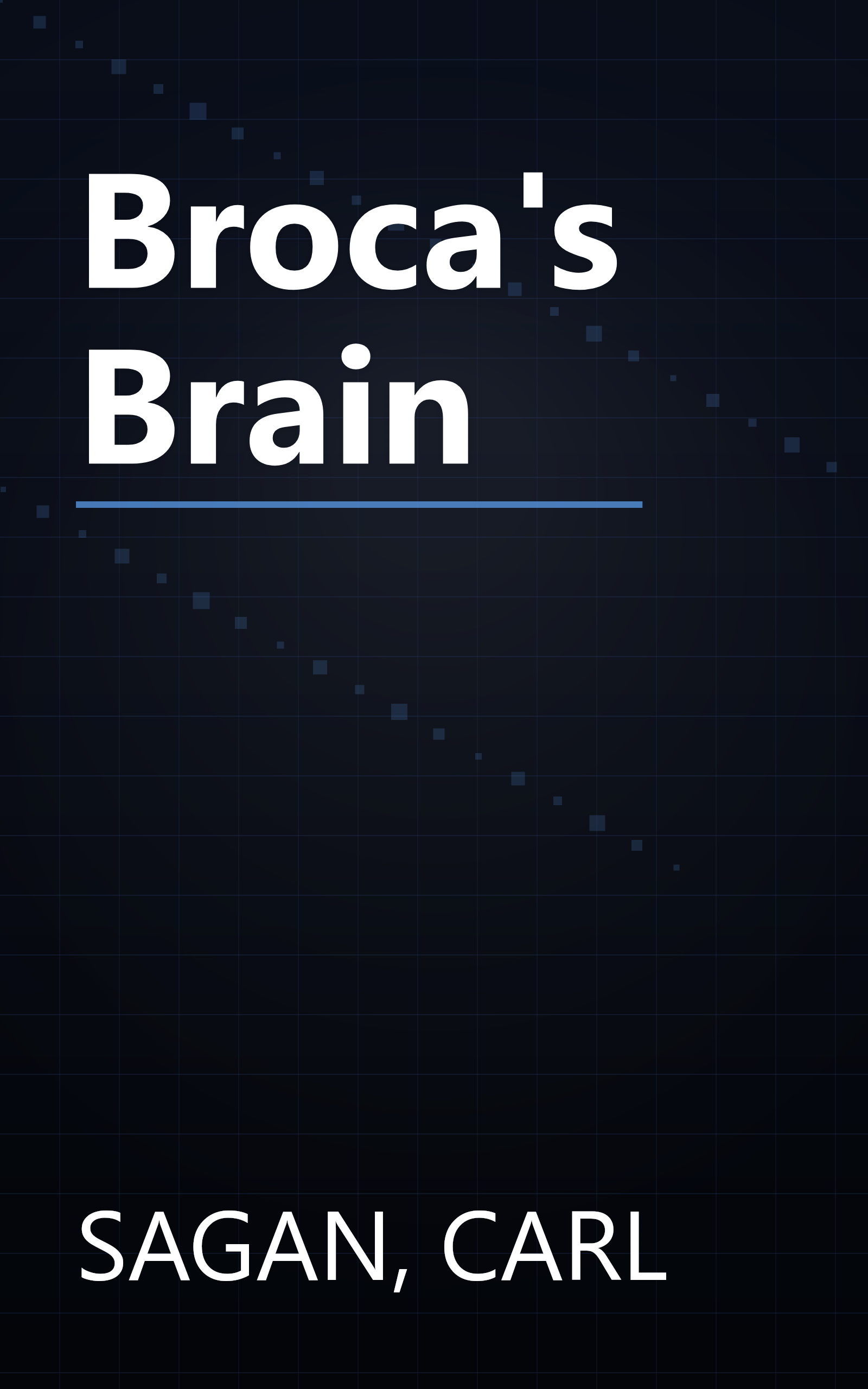 Broca's Brain book cover