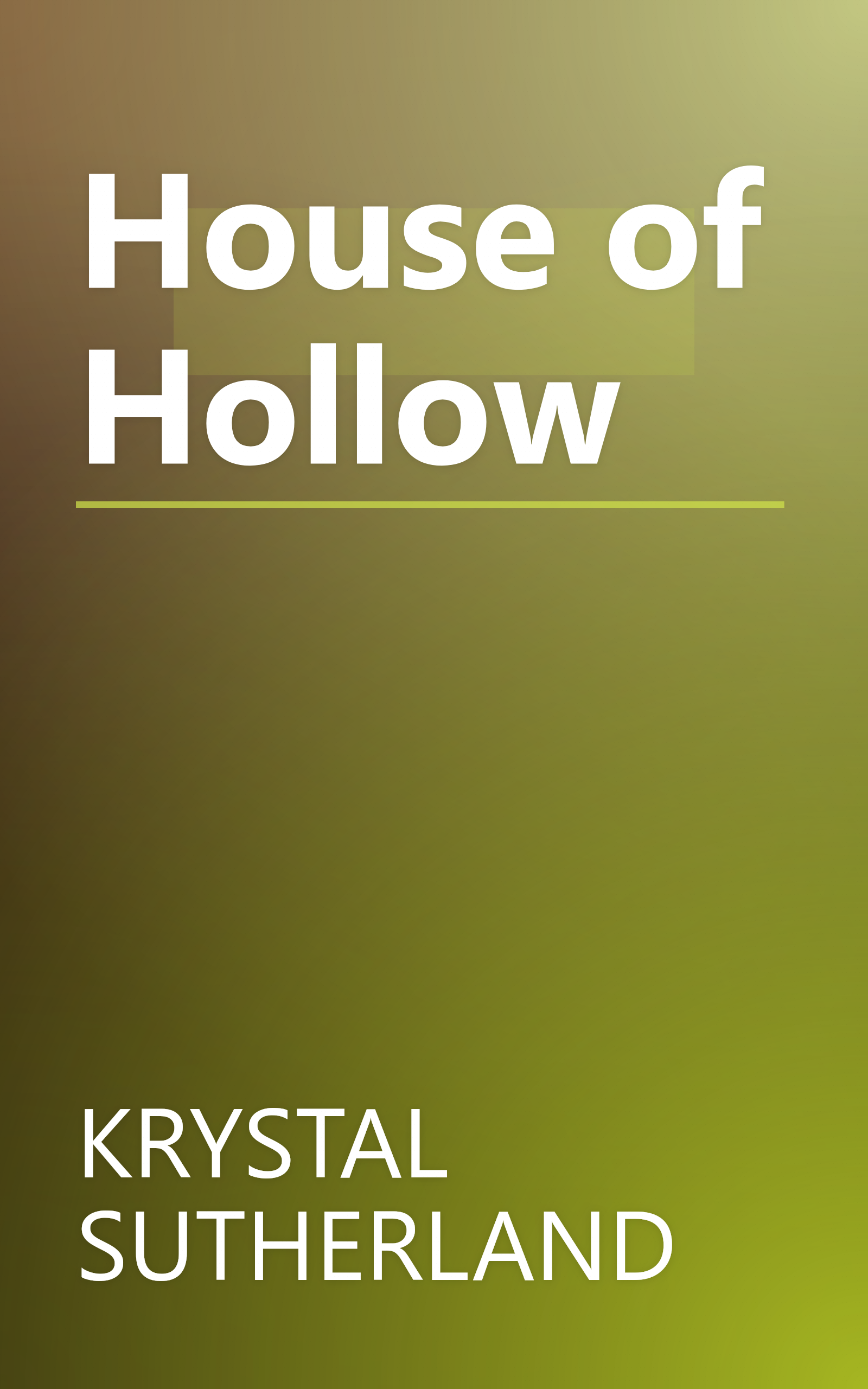 House of Hollow book cover