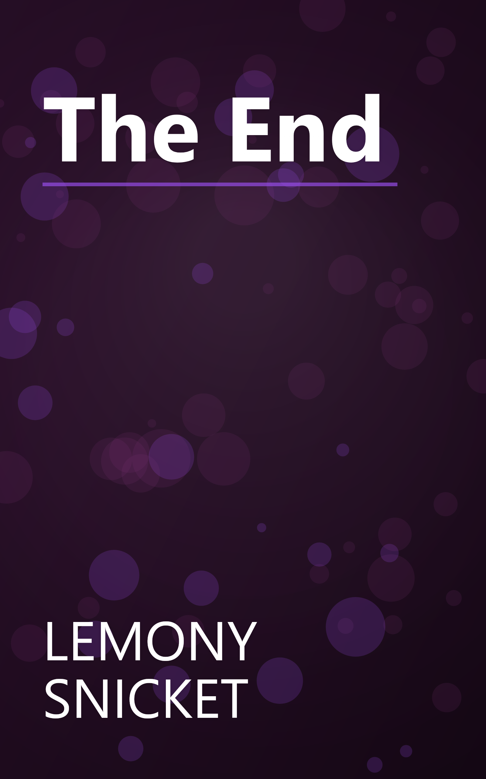 The End book cover