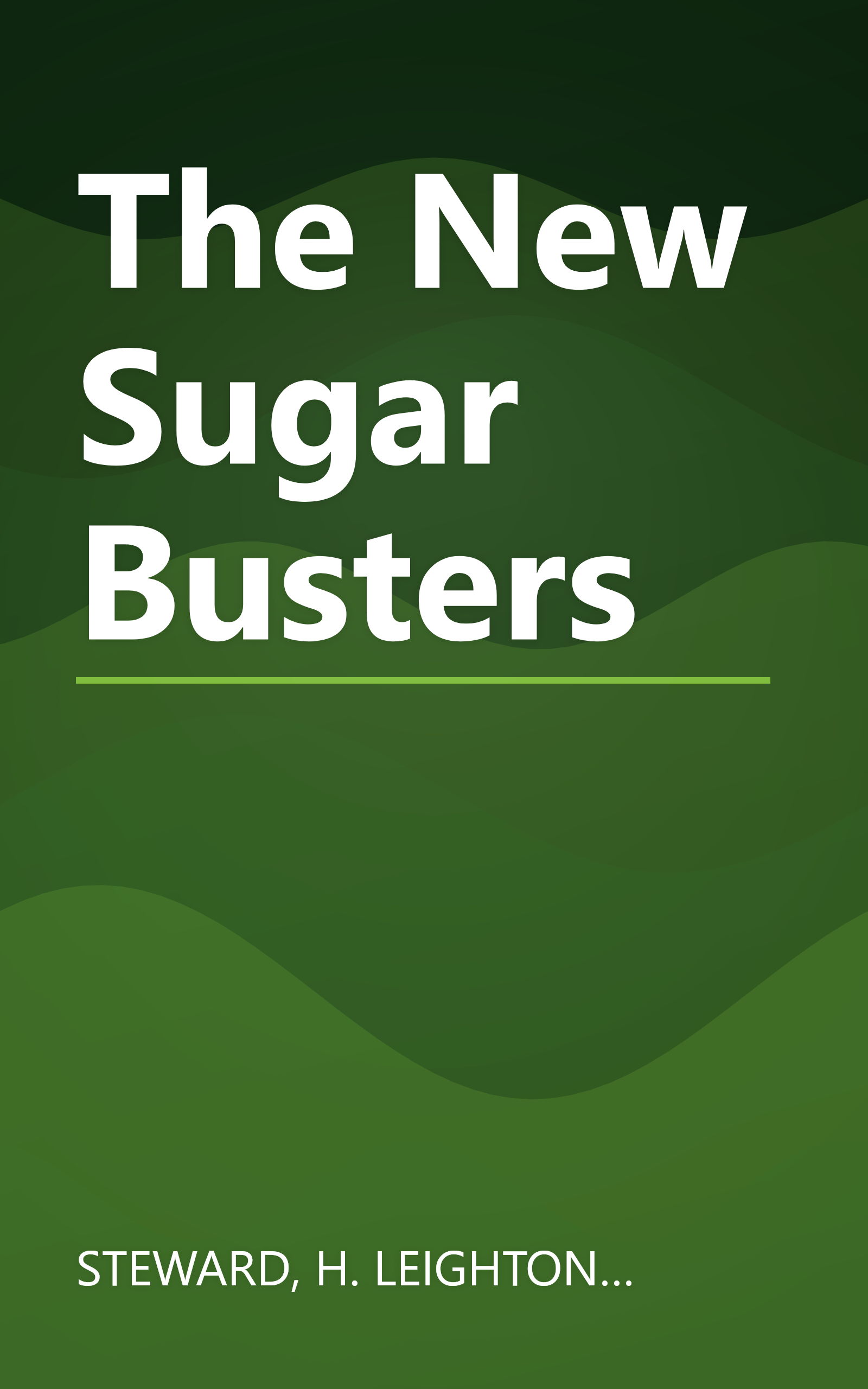 The New Sugar Busters book cover
