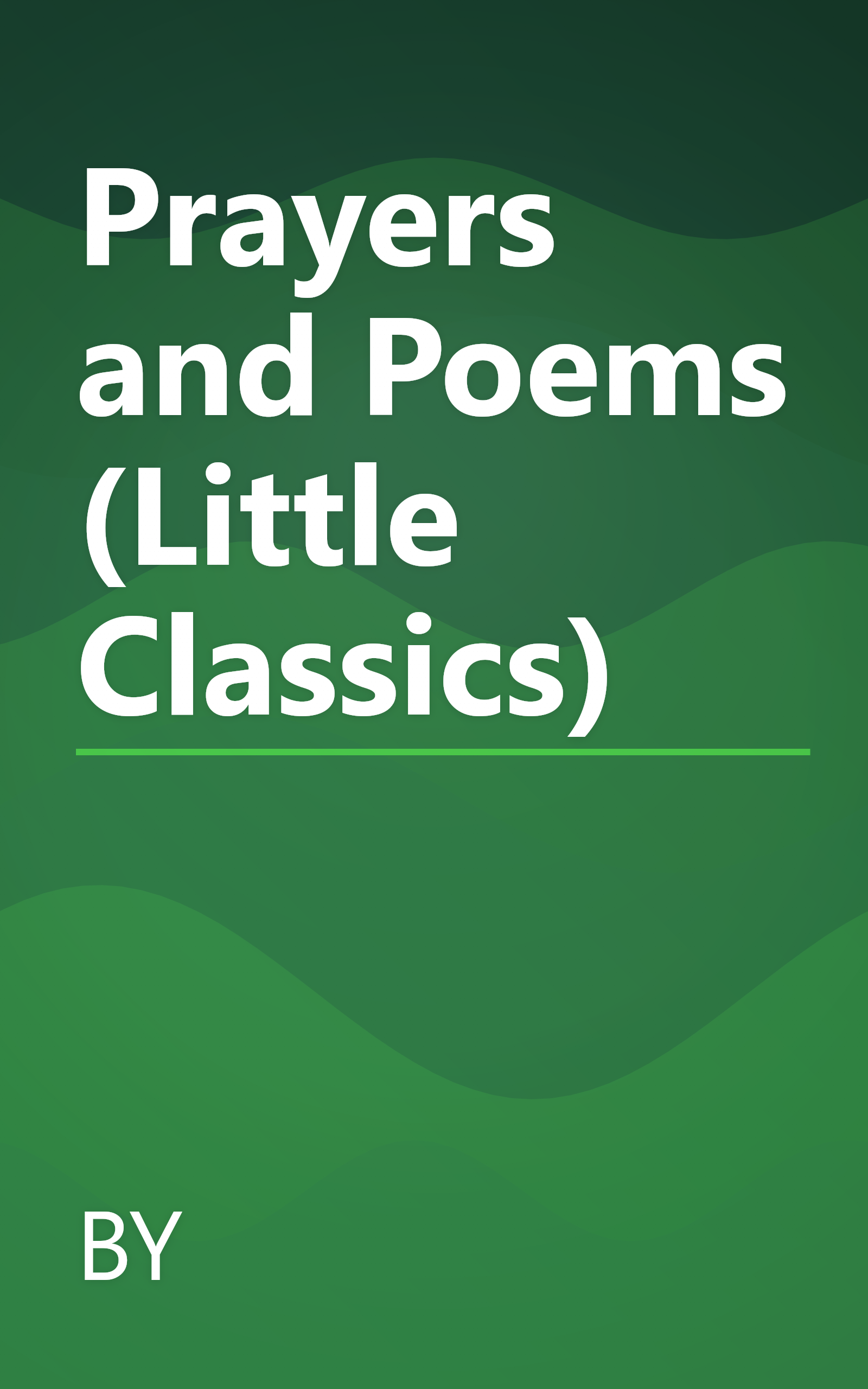 Prayers and Poems (Little Classics) book cover