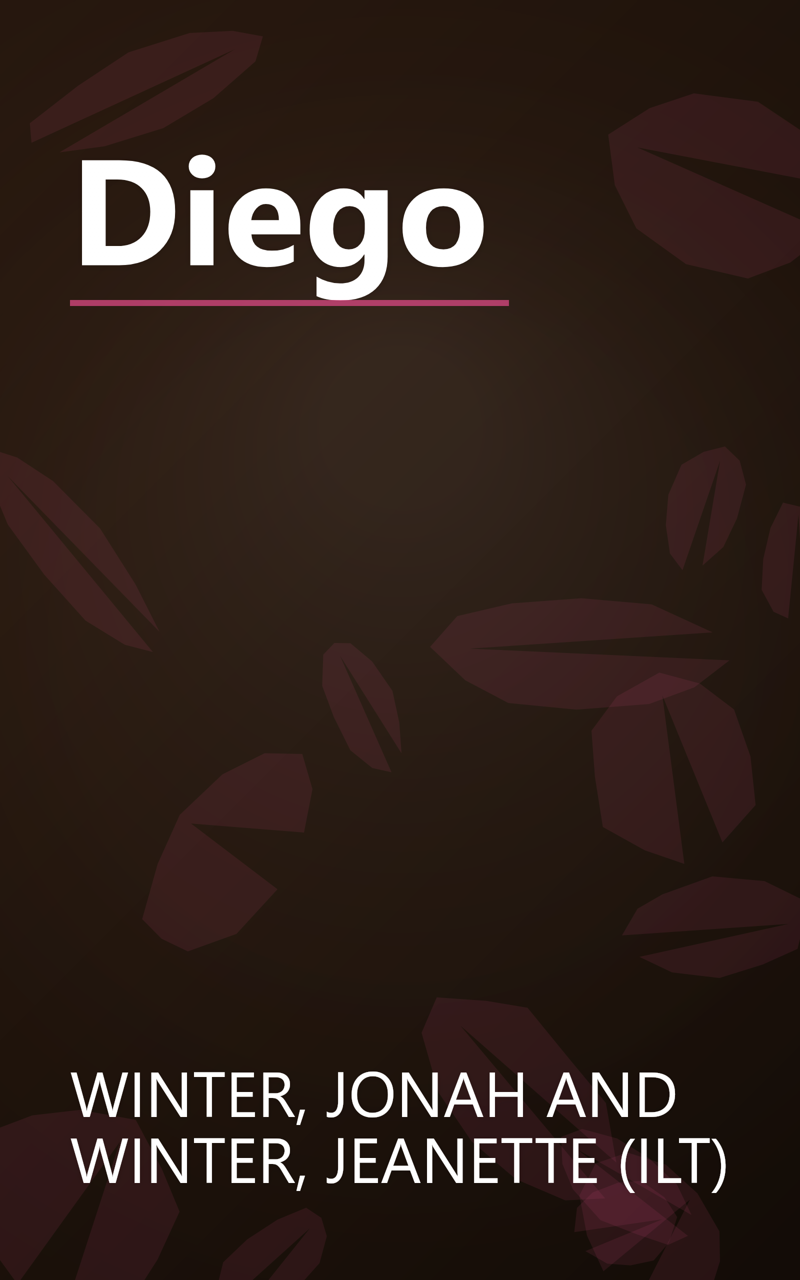 Diego book cover