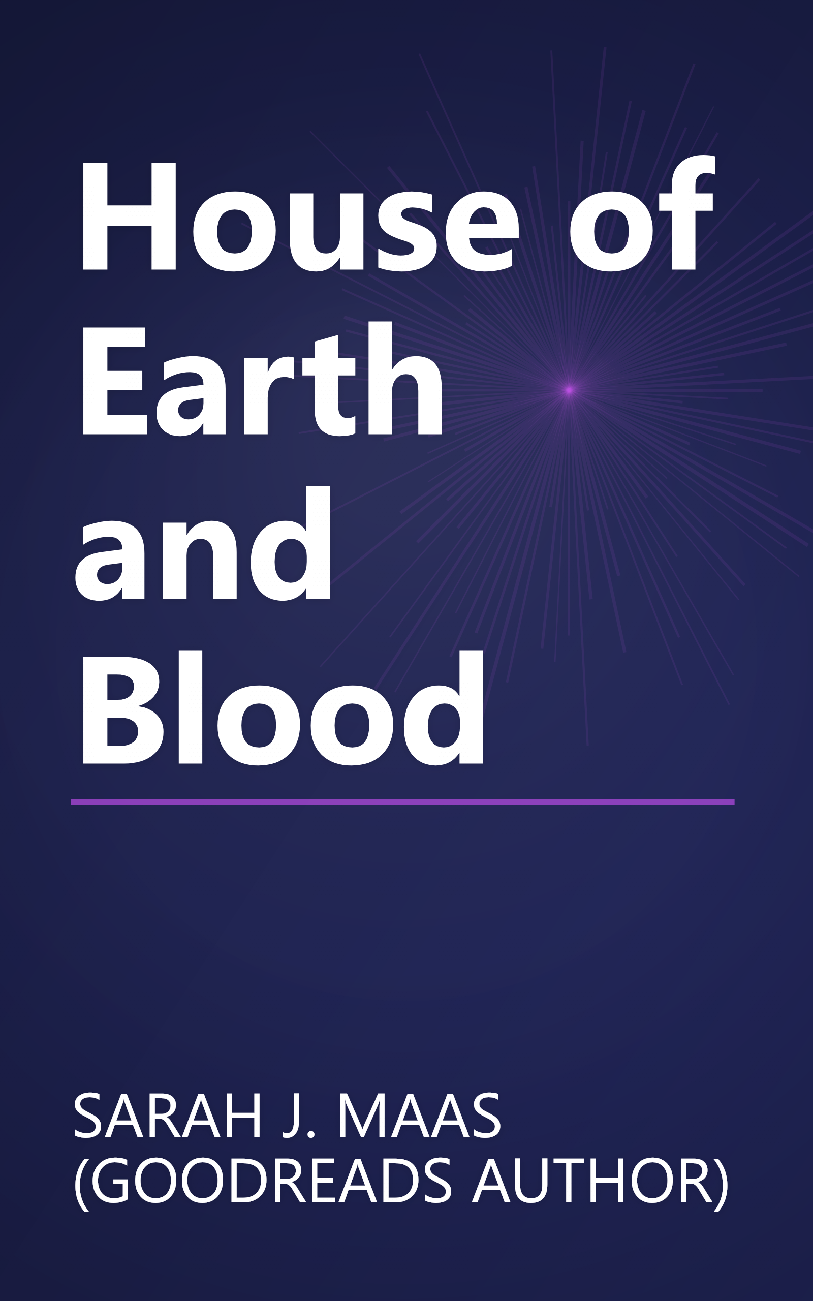 House of Earth and Blood book cover