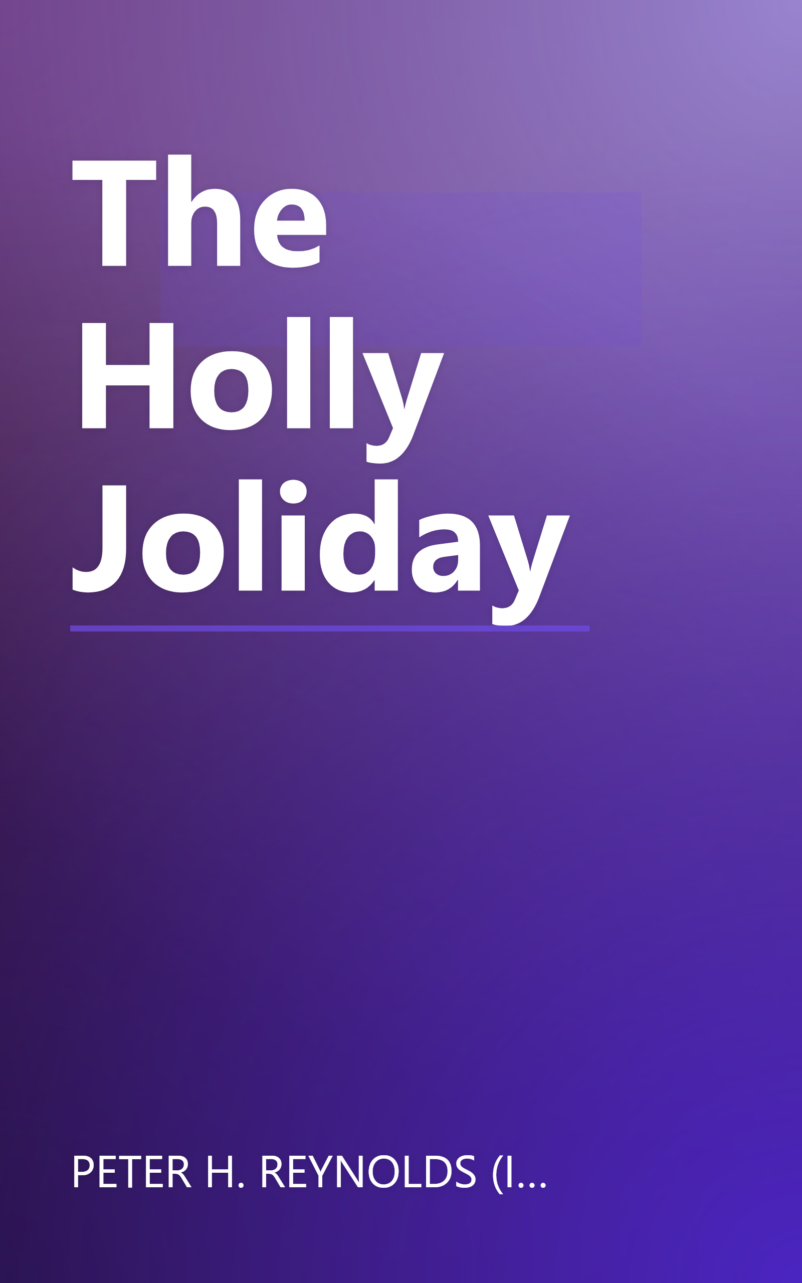 The Holly Joliday book cover