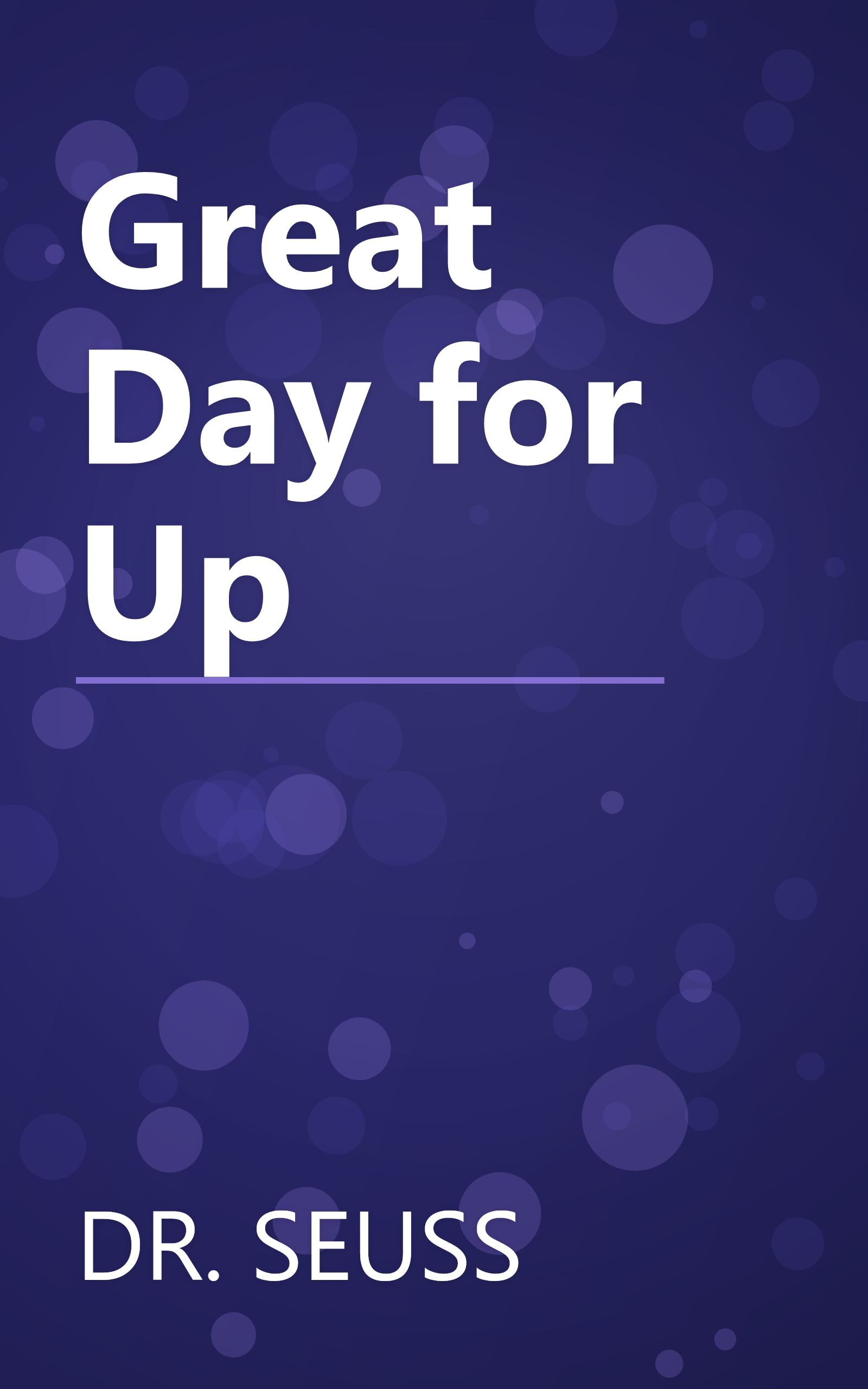 Great Day for Up book cover