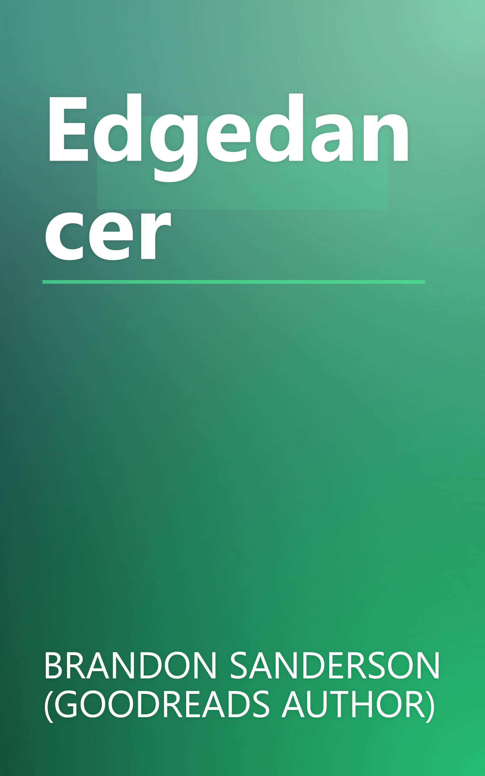 Edgedancer book cover