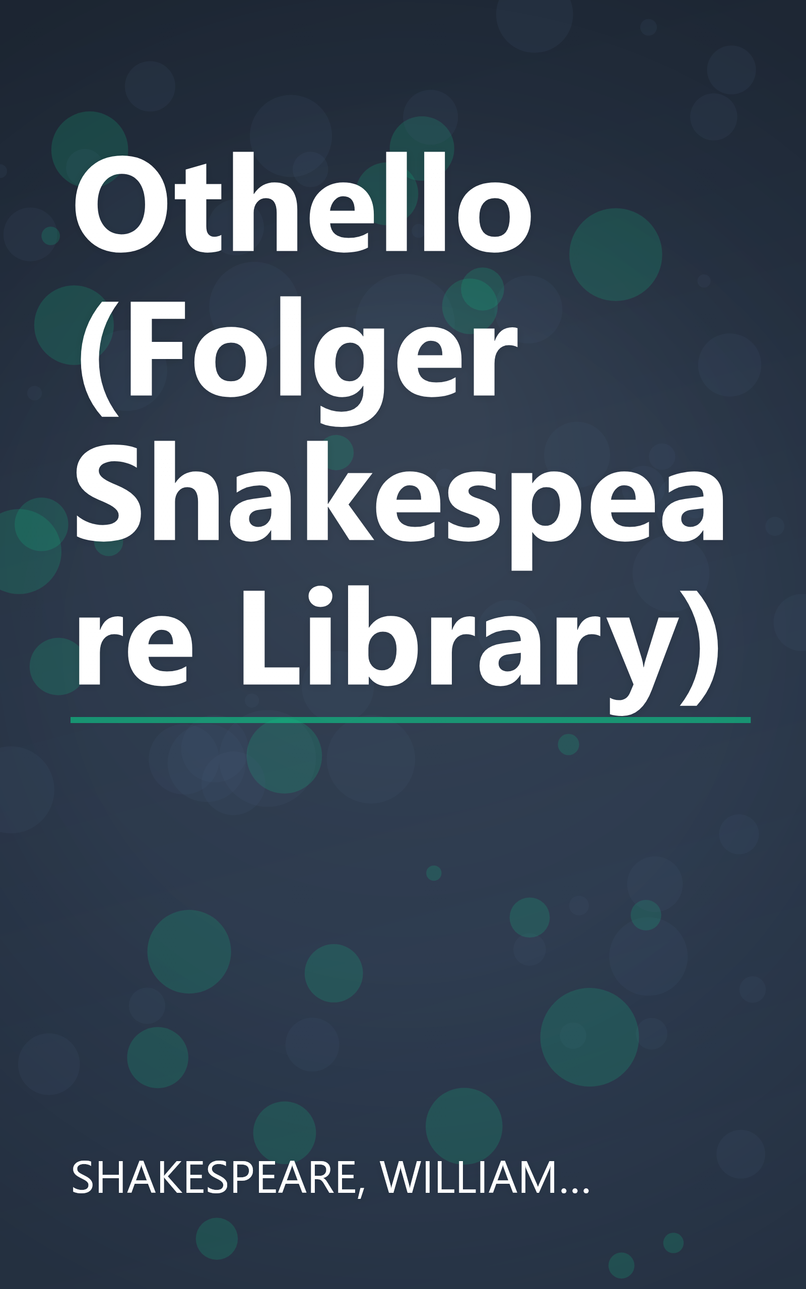 Othello (Folger Shakespeare Library) book cover