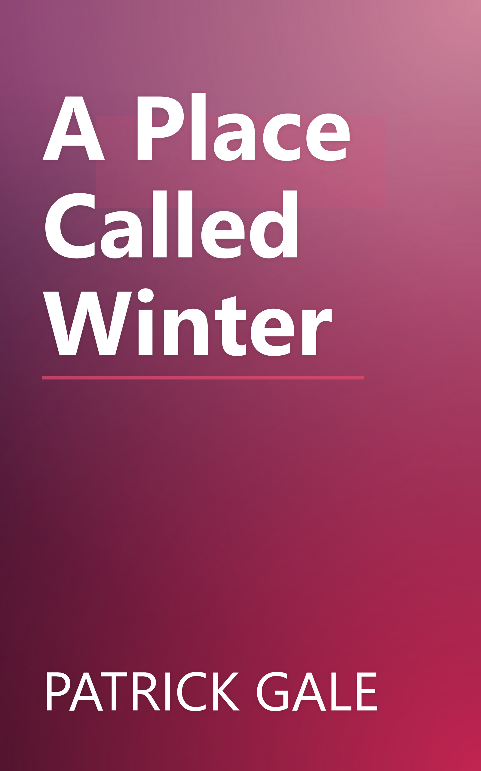 A Place Called Winter book cover
