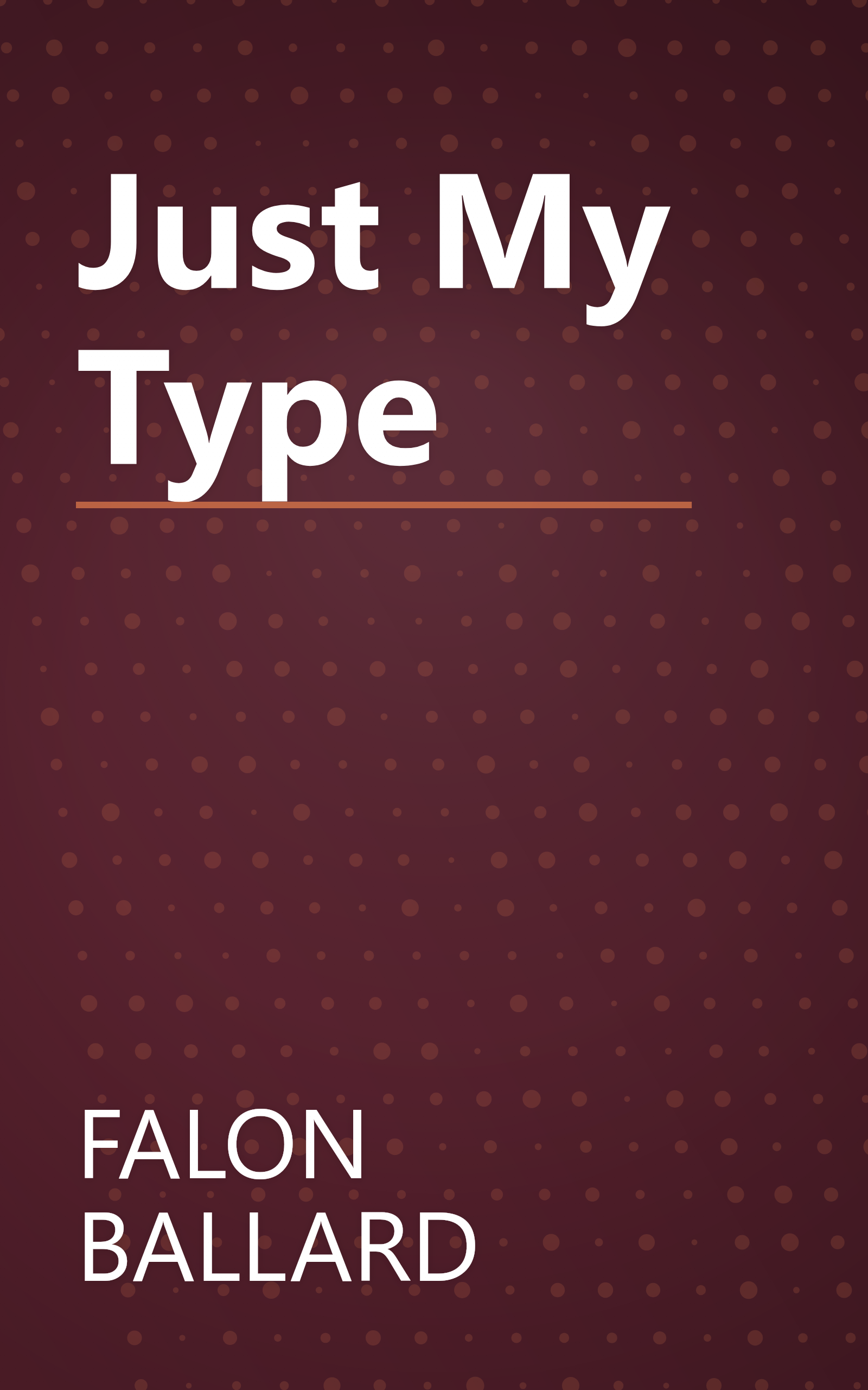 Just My Type book cover