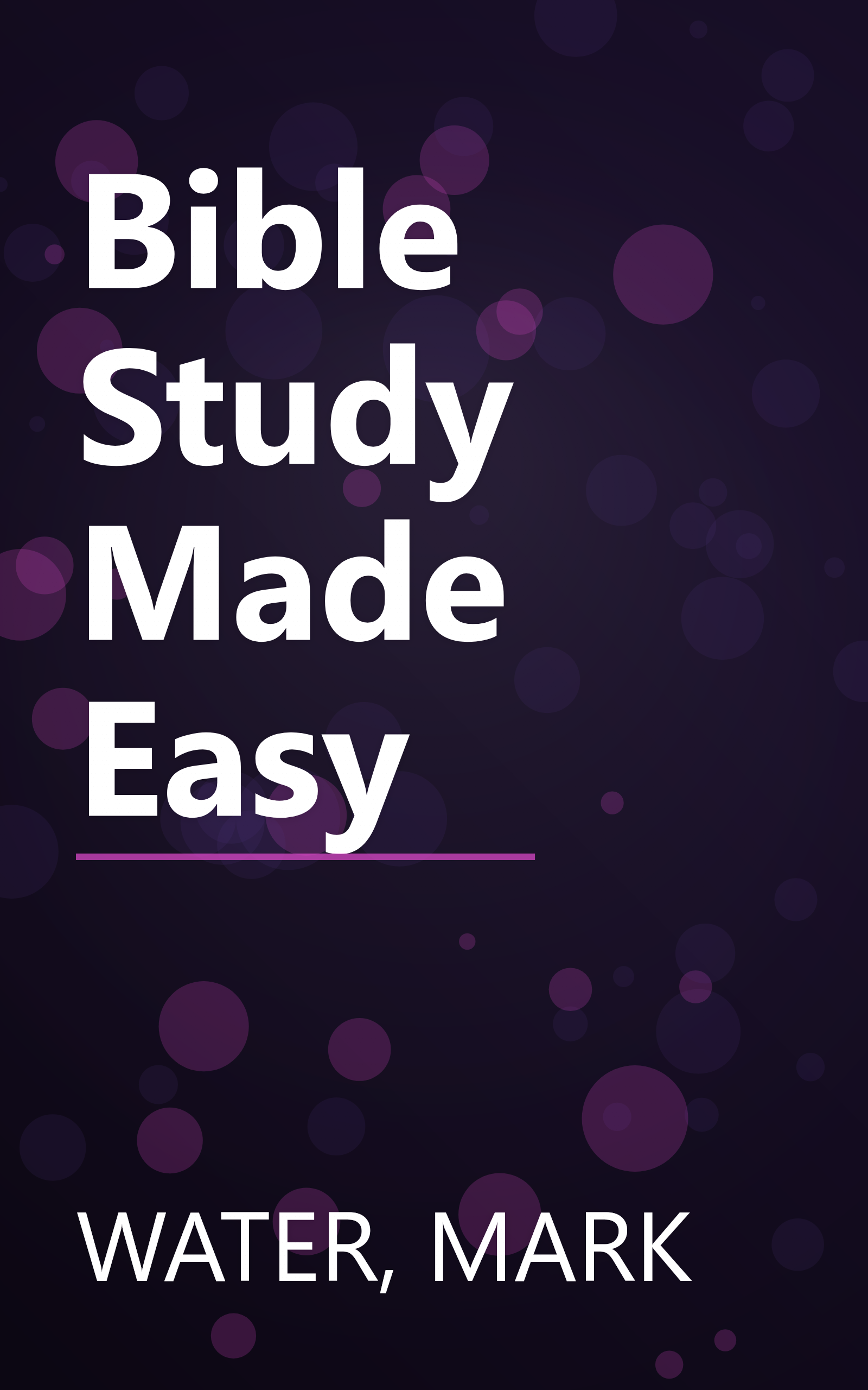 Bible Study Made Easy book cover