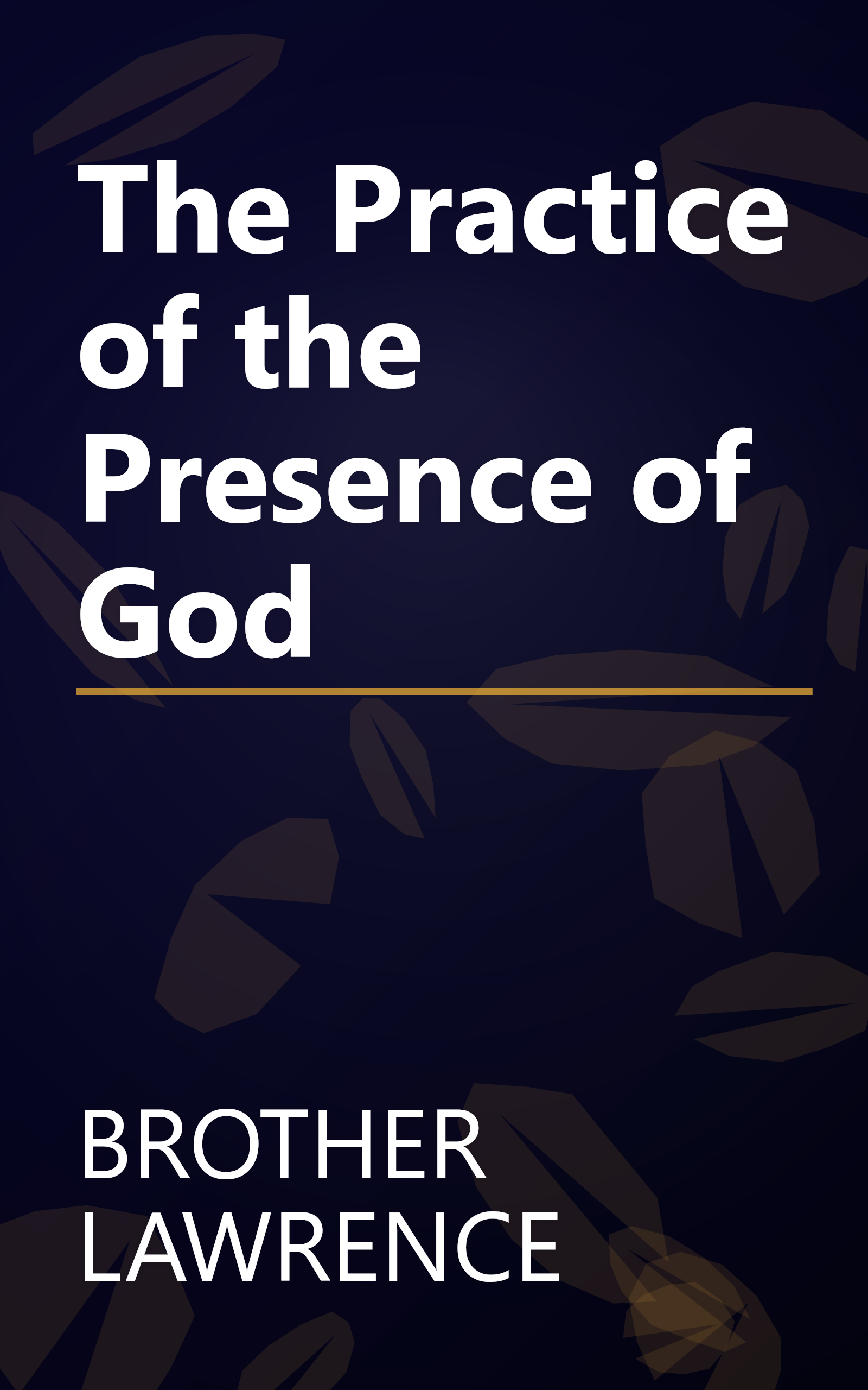 The Practice of the Presence of God book cover