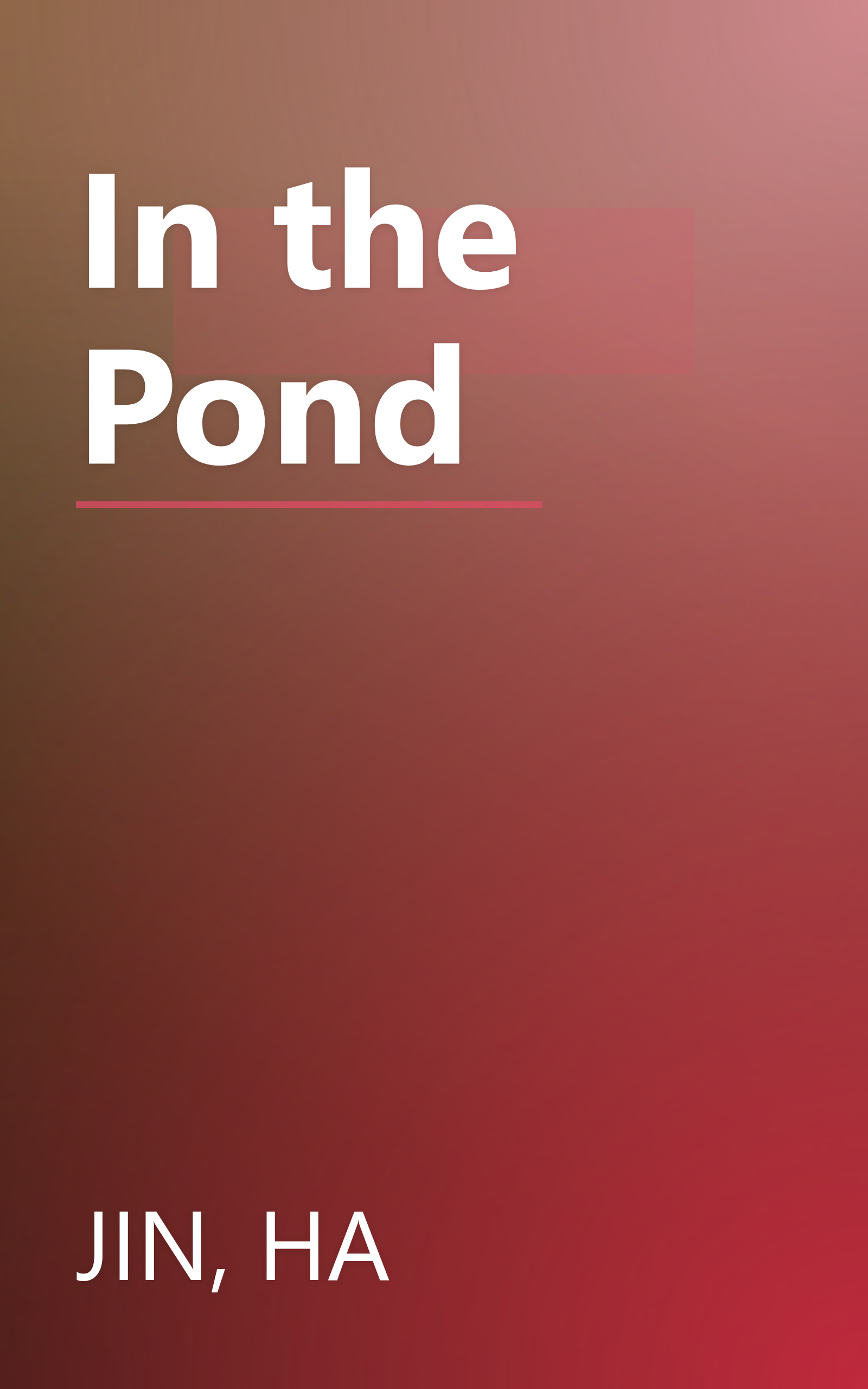 In the Pond book cover