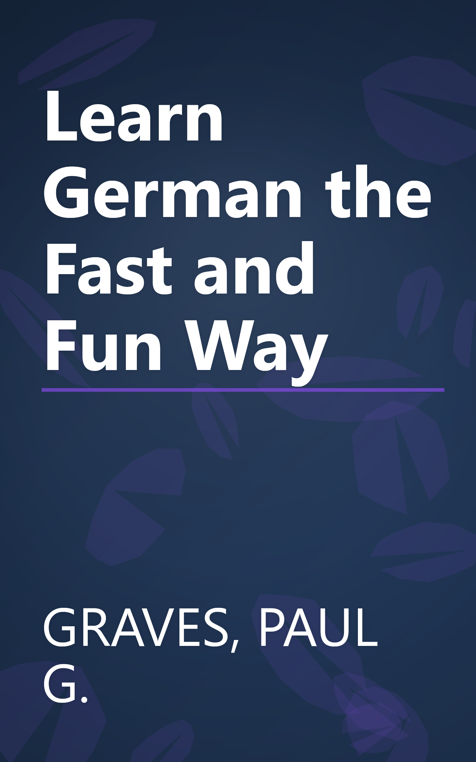 Learn German the Fast and Fun Way book cover