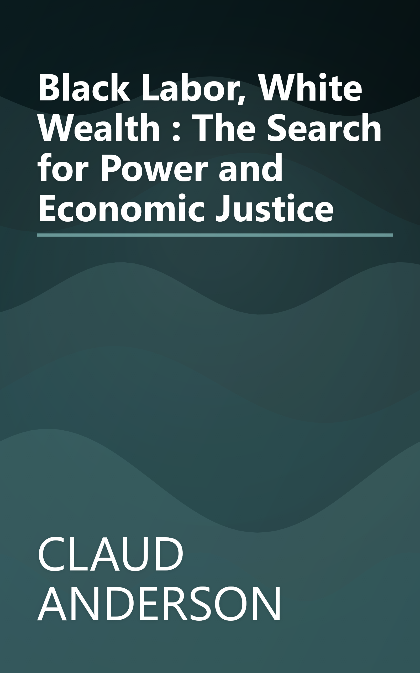 Black Labor, White Wealth : The Search for Power and Economic Justice book cover