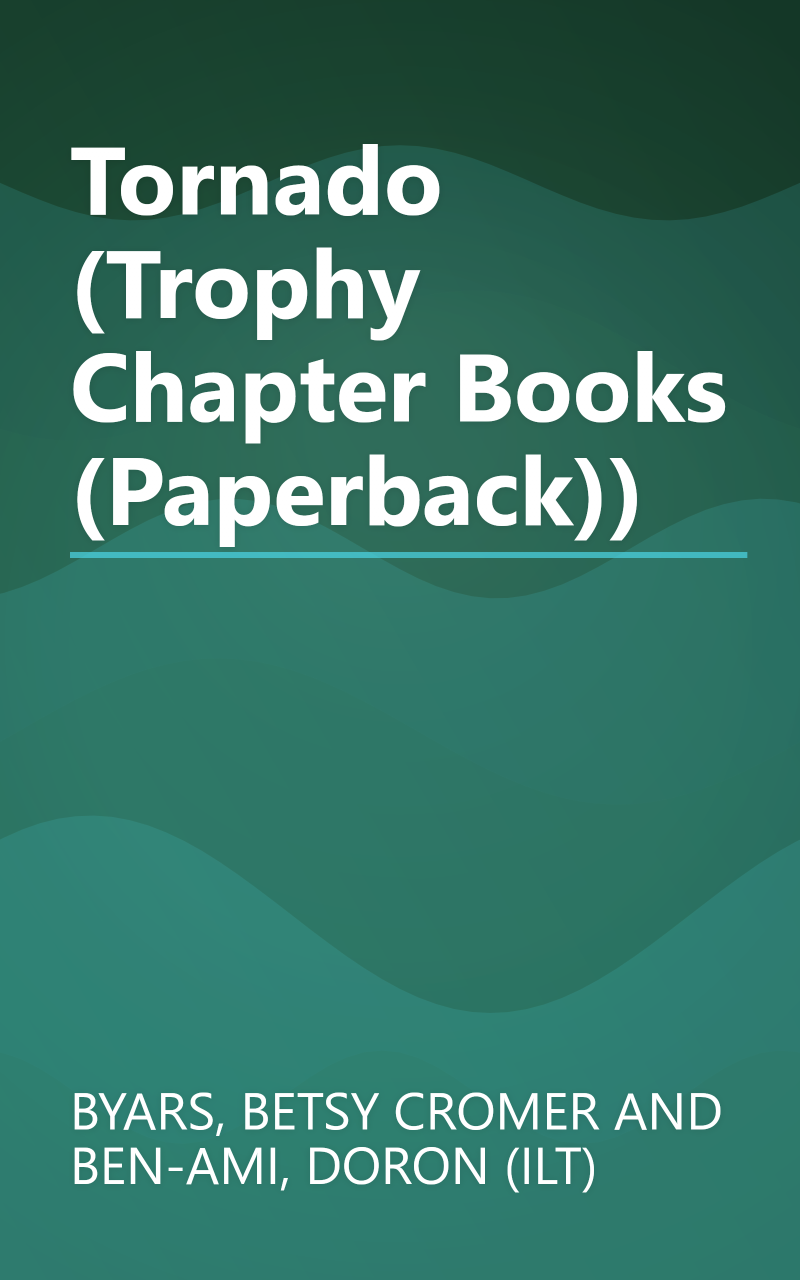 Tornado (Trophy Chapter Books (Paperback)) book cover