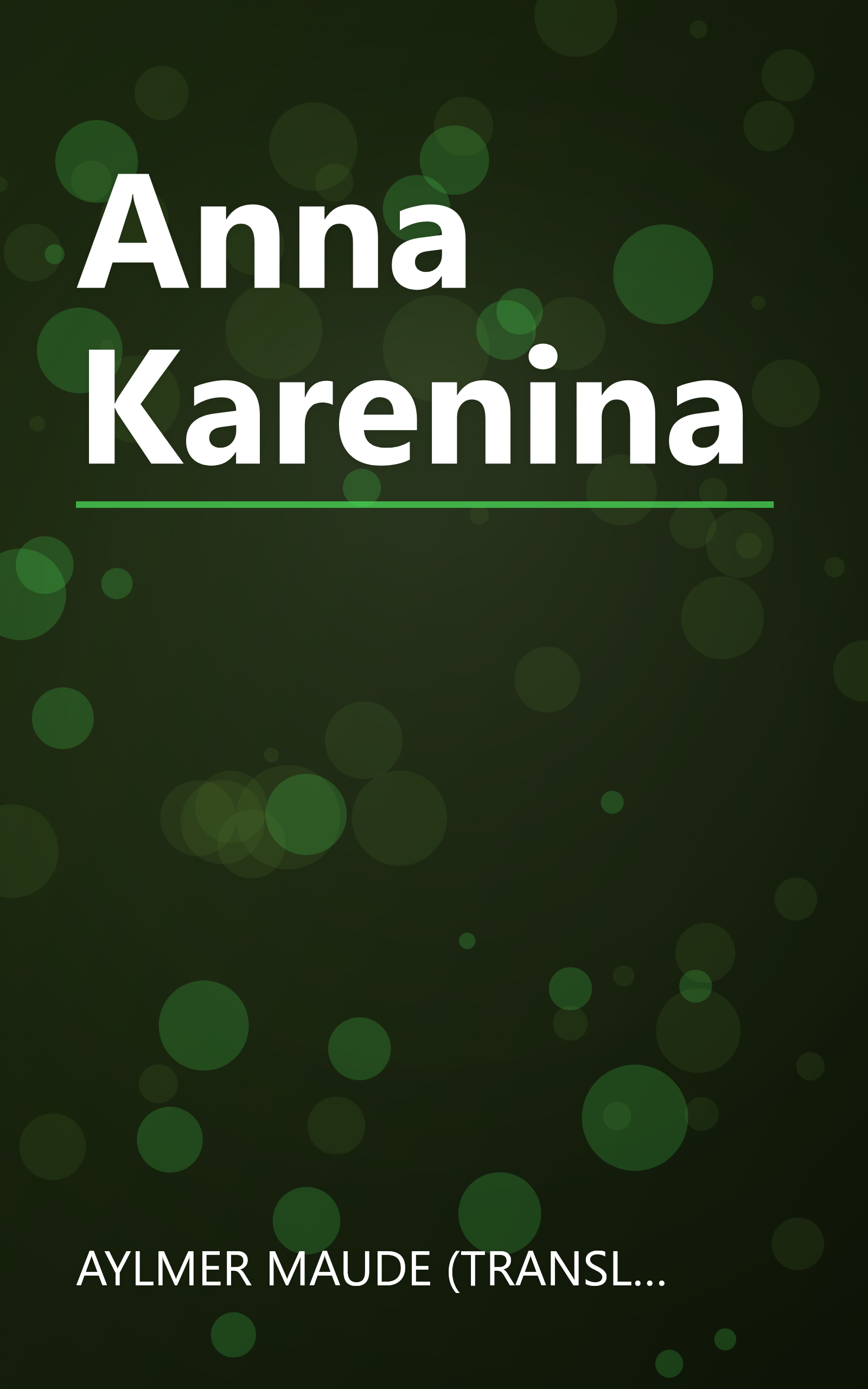 Anna Karenina book cover