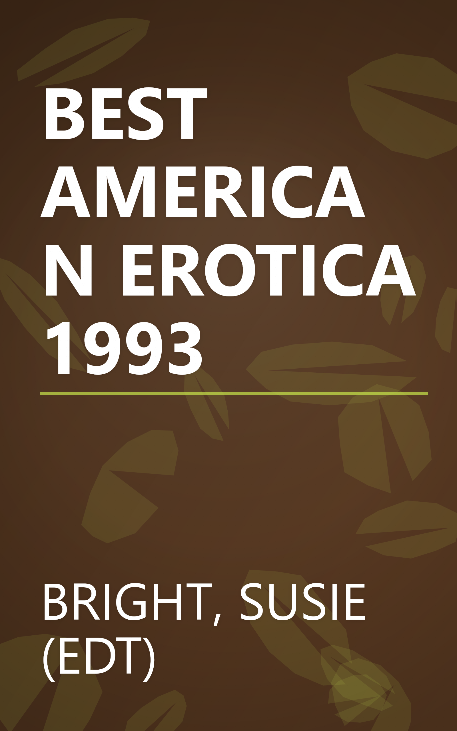 BEST AMERICAN EROTICA 1993 book cover