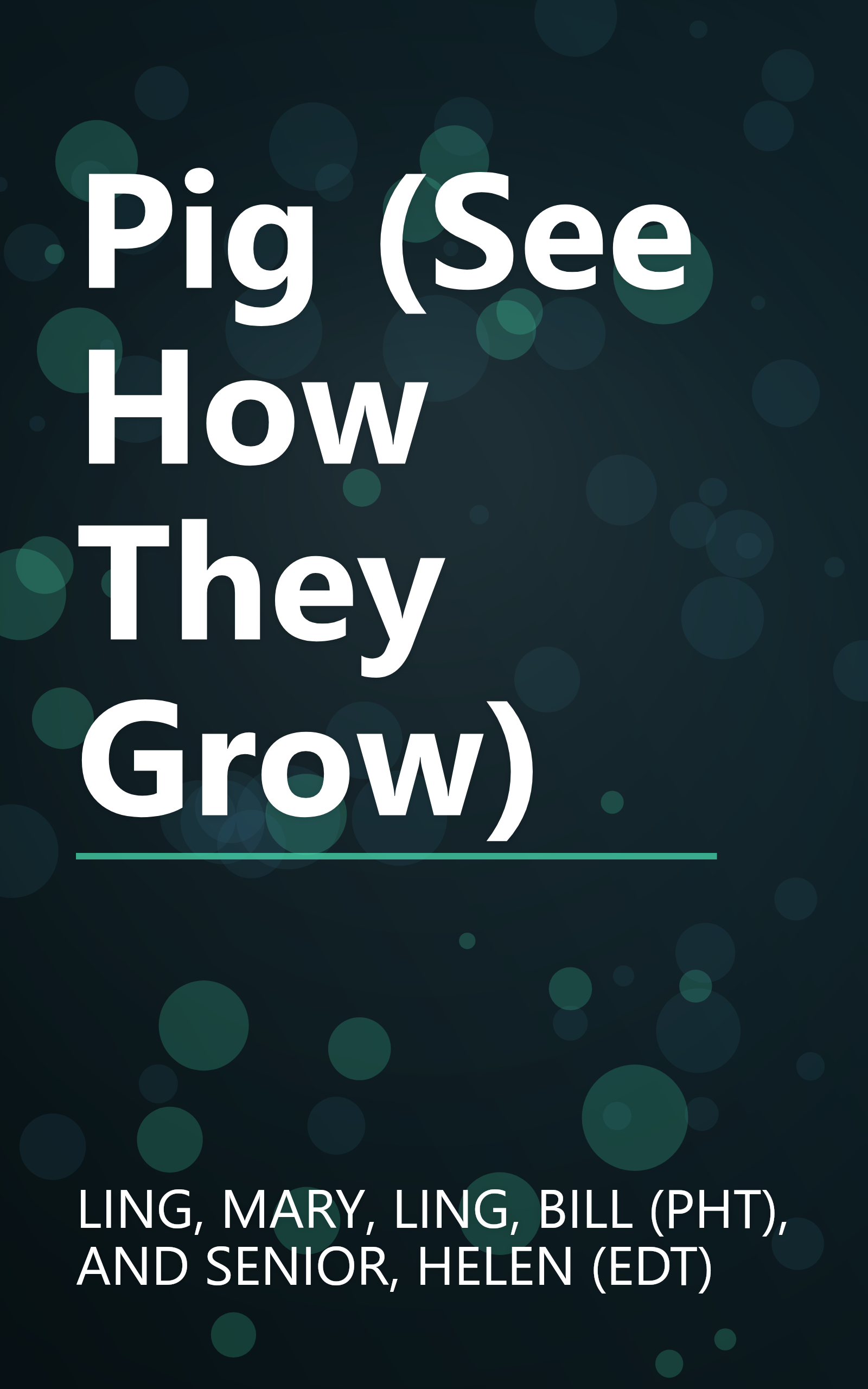 Pig (See How They Grow) book cover