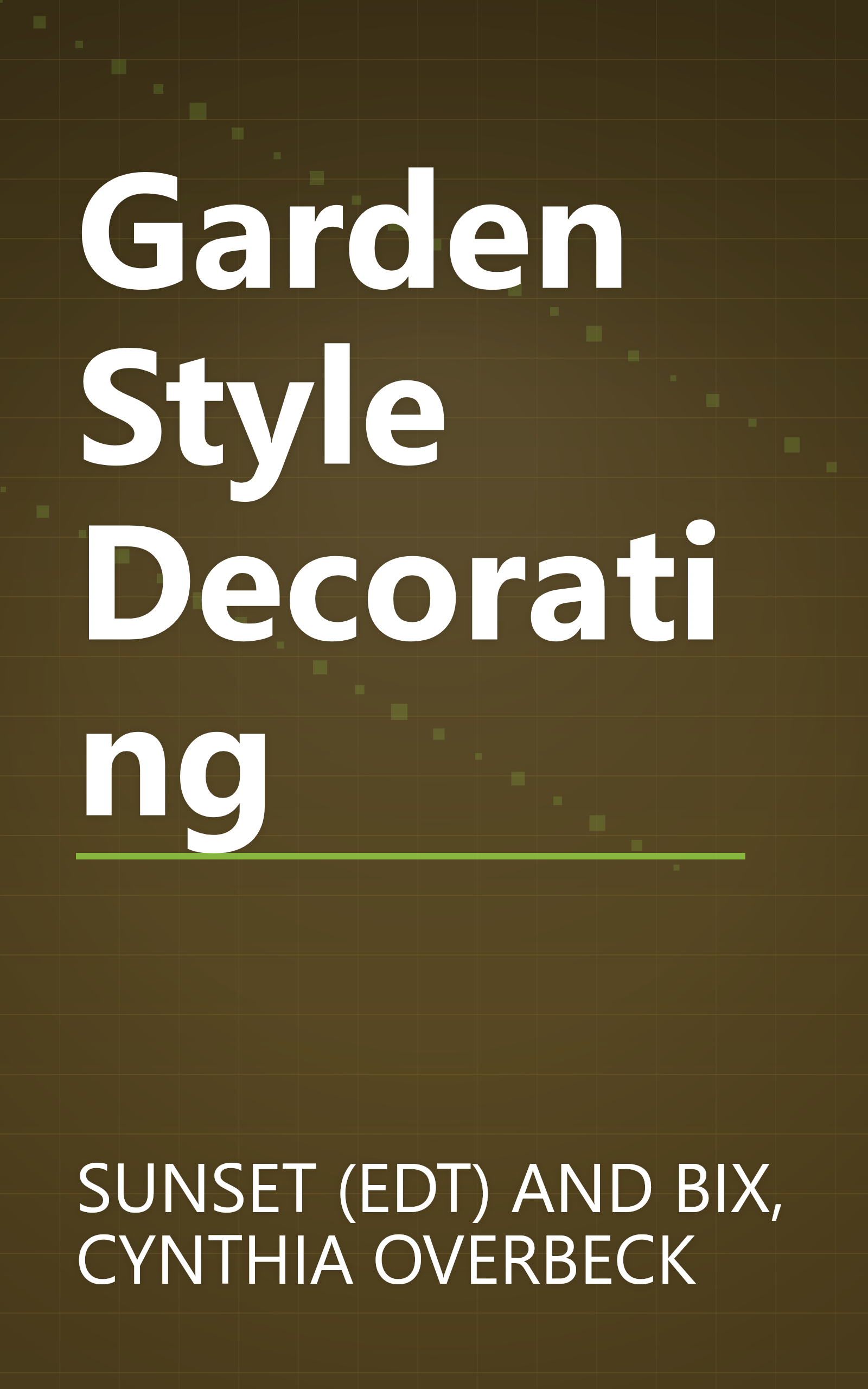 Garden Style Decorating book cover
