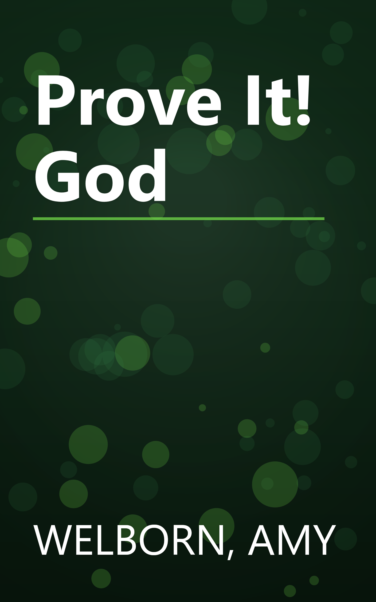 Prove It! God book cover