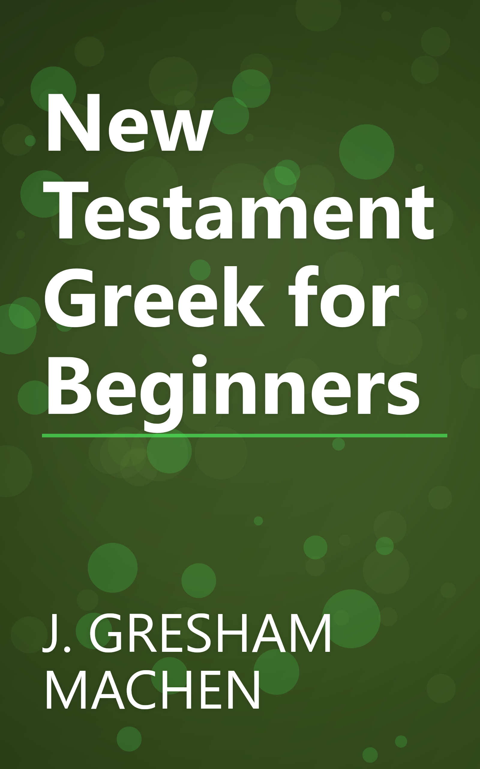 New Testament Greek for Beginners book cover