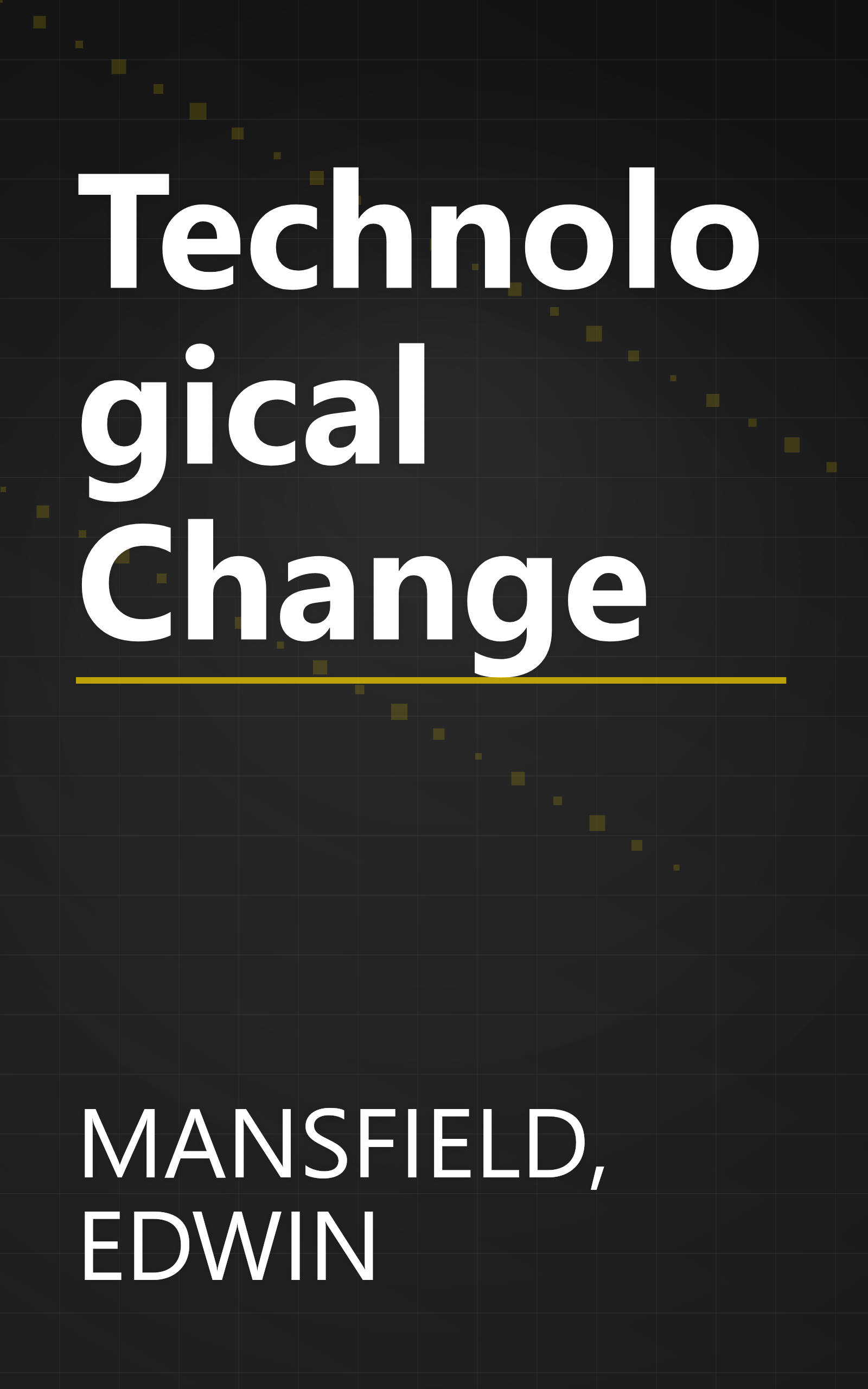 Technological Change book cover