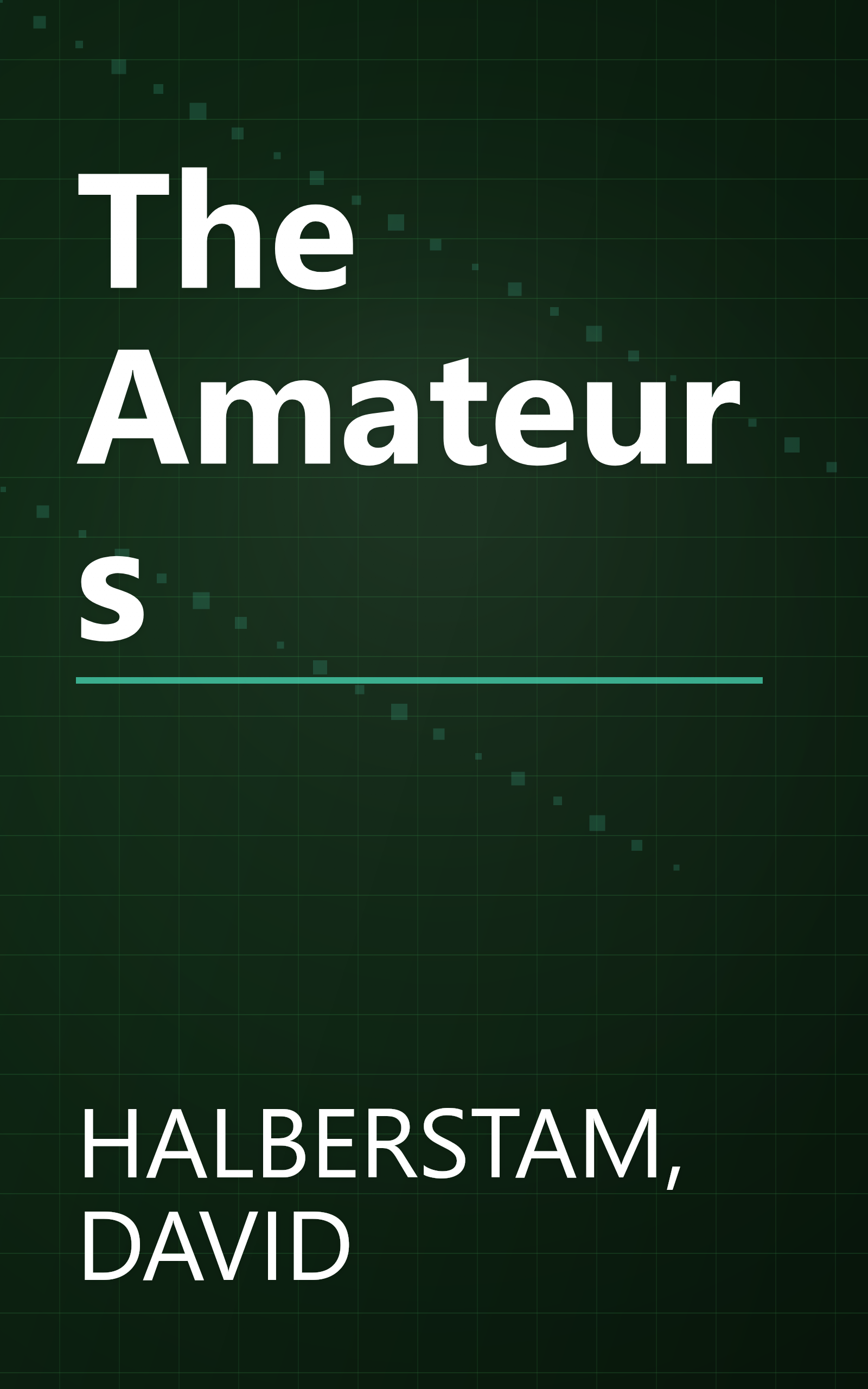 The Amateurs book cover
