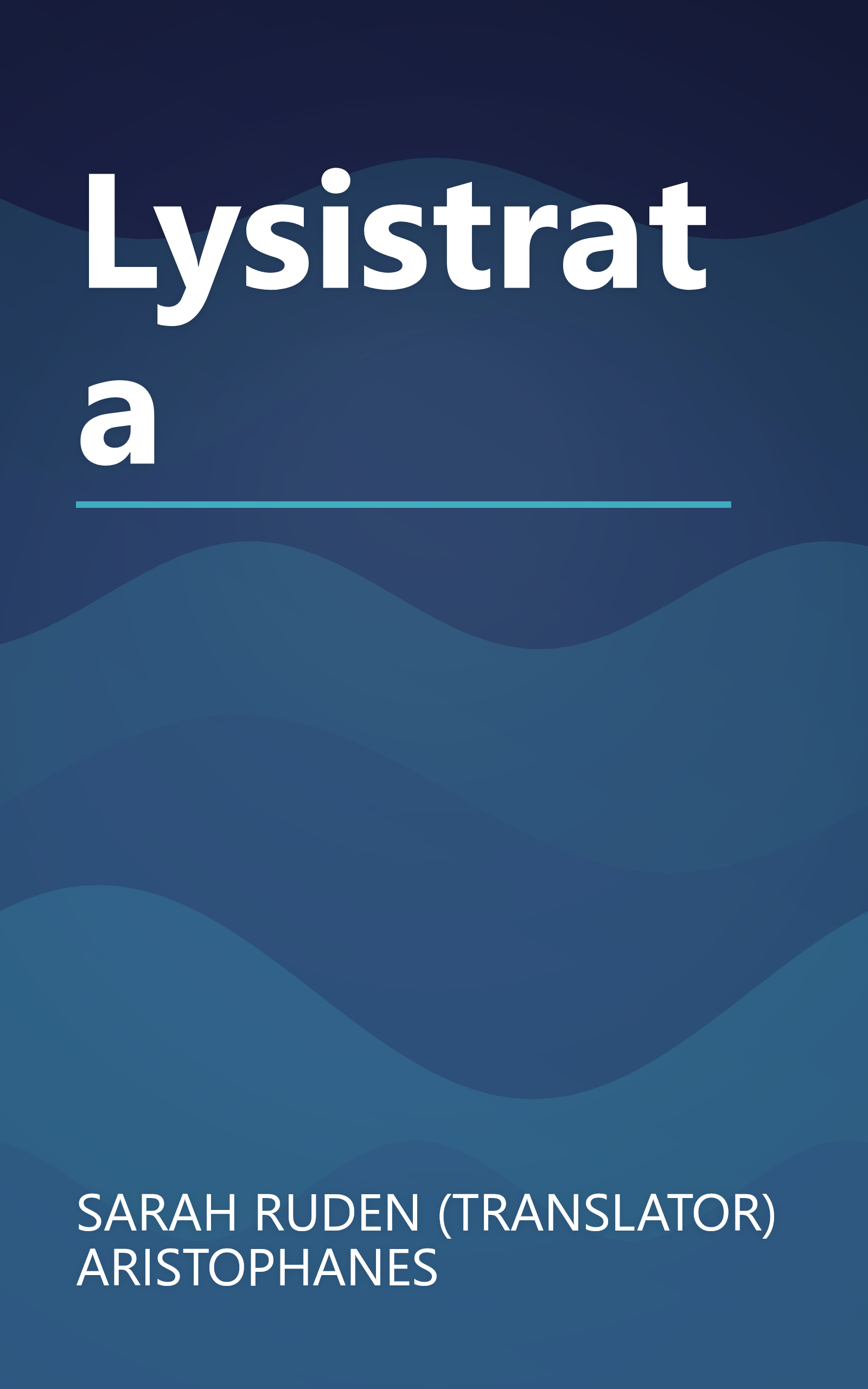 Lysistrata book cover