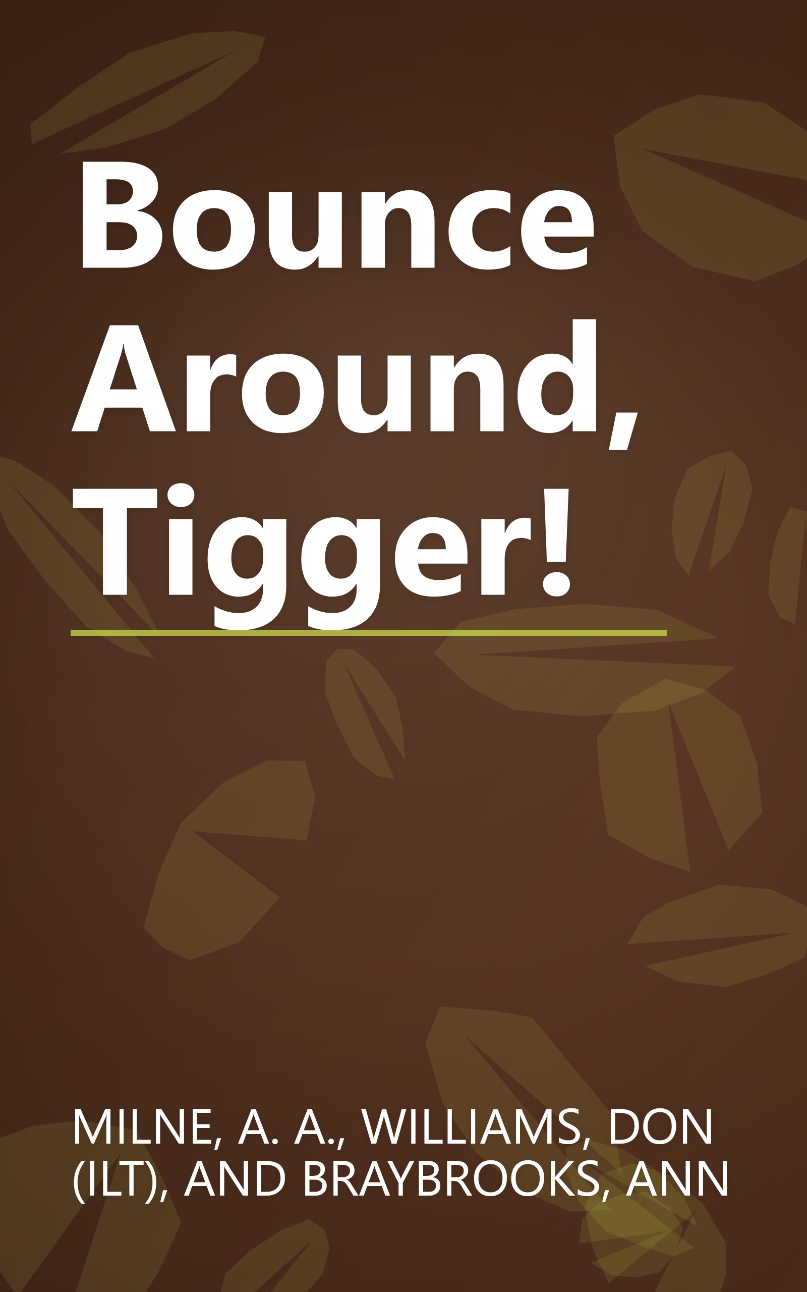 Bounce Around, Tigger! book cover