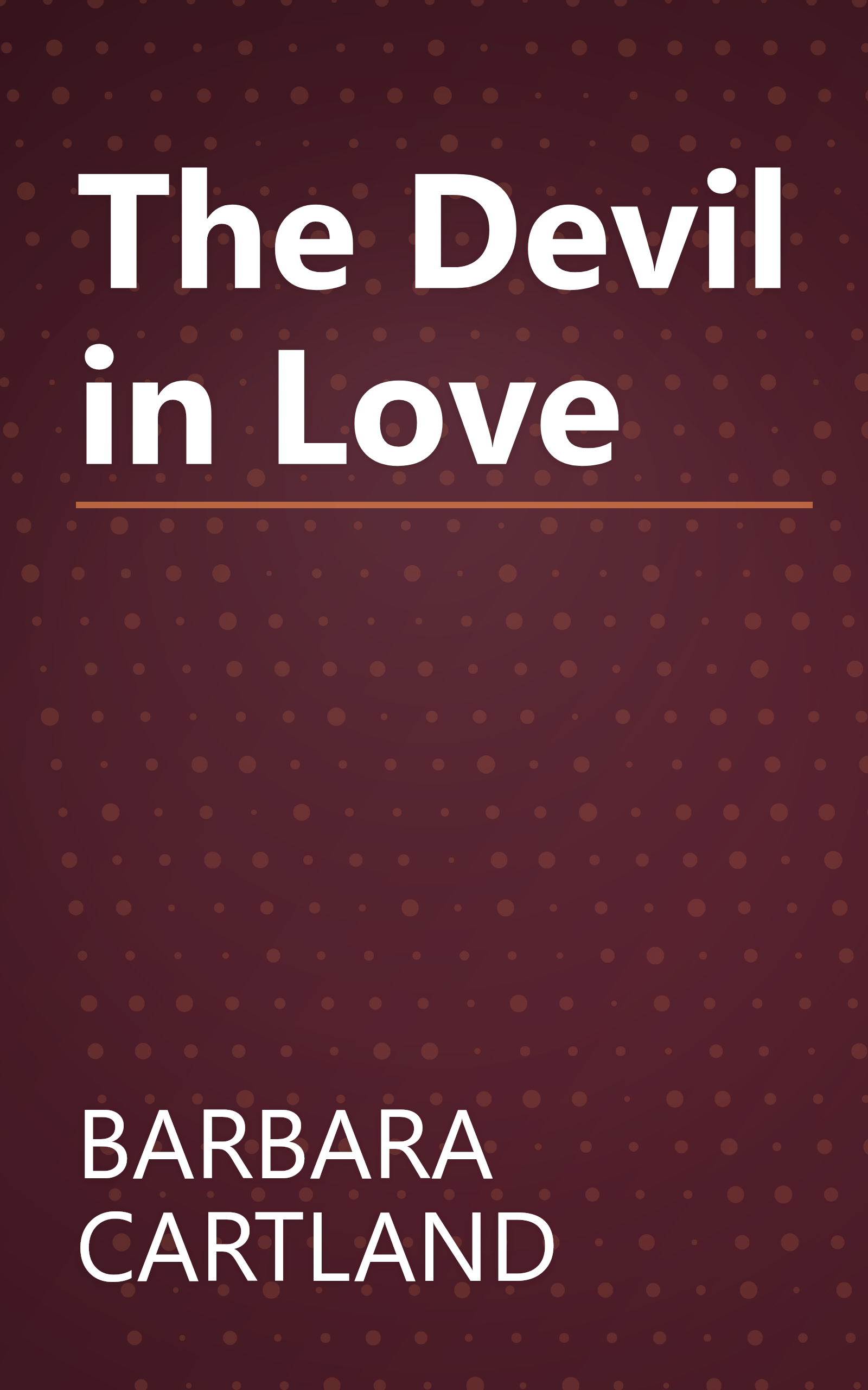 The Devil in Love book cover