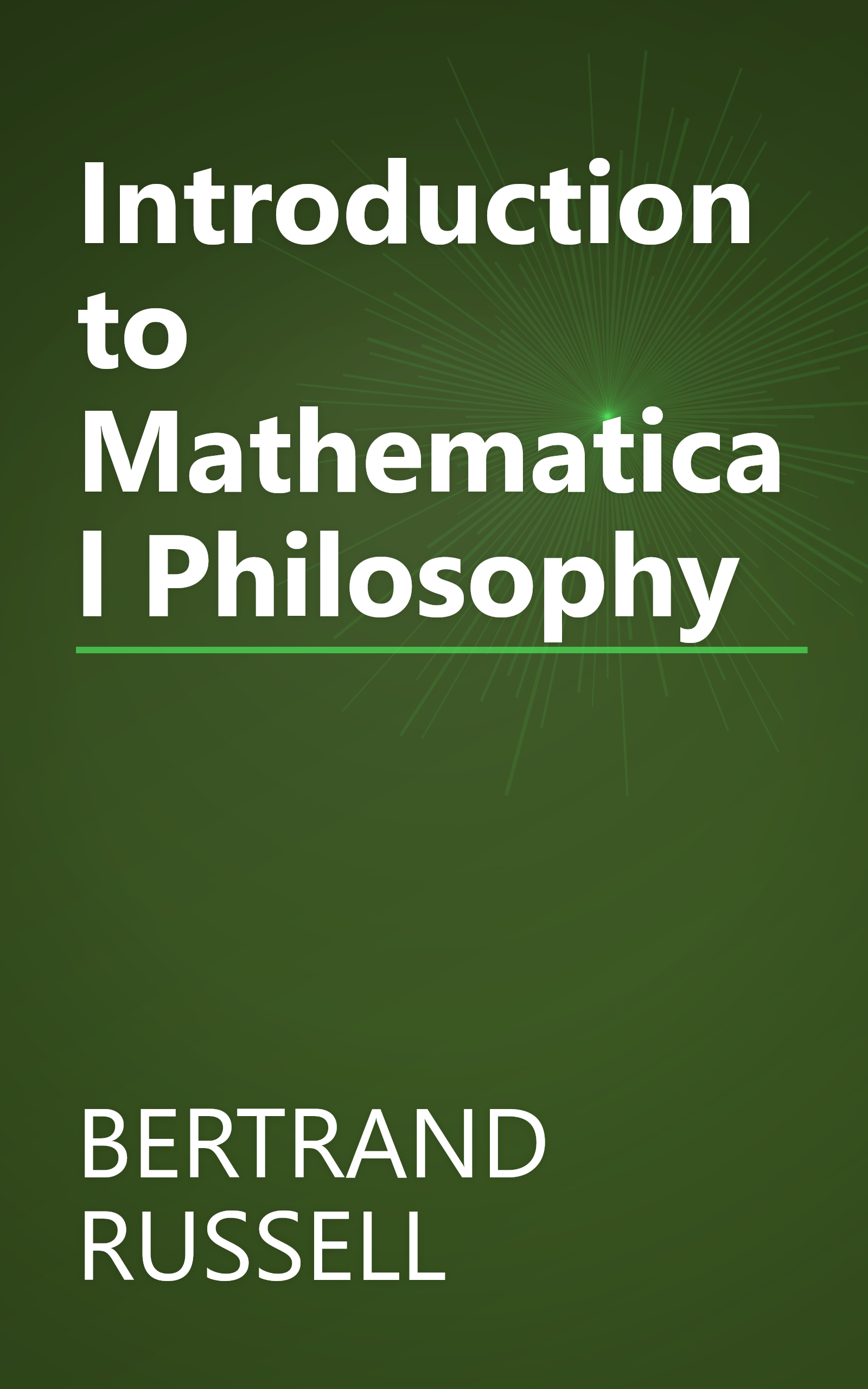 Introduction to Mathematical Philosophy book cover