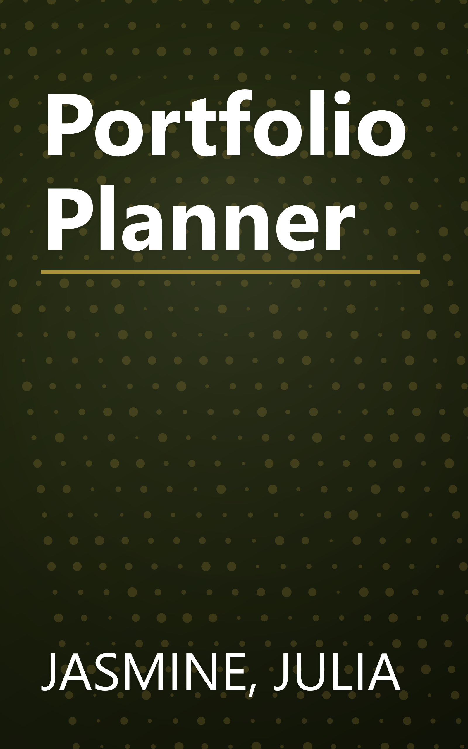 Portfolio Planner book cover