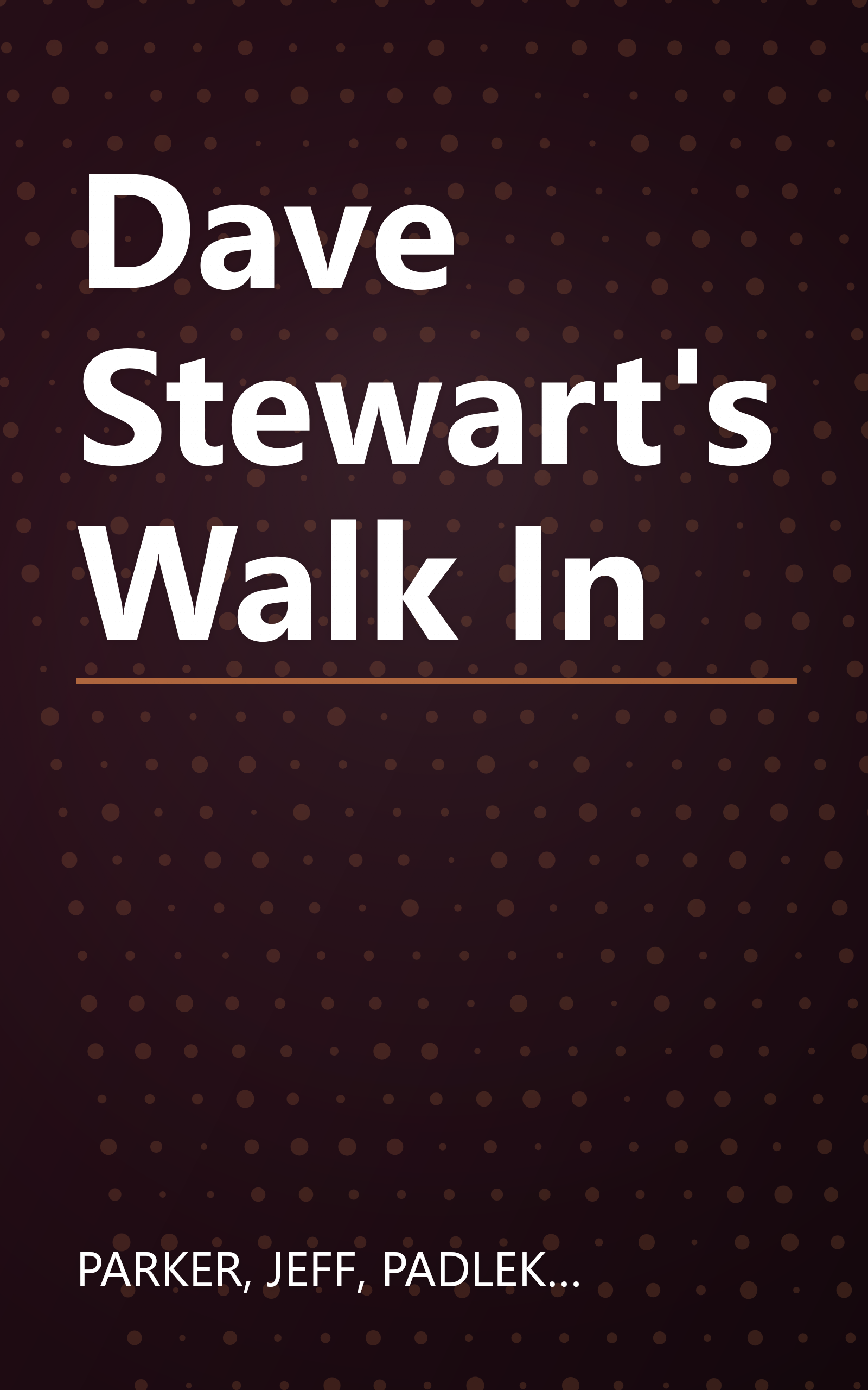 Dave Stewart's Walk In book cover